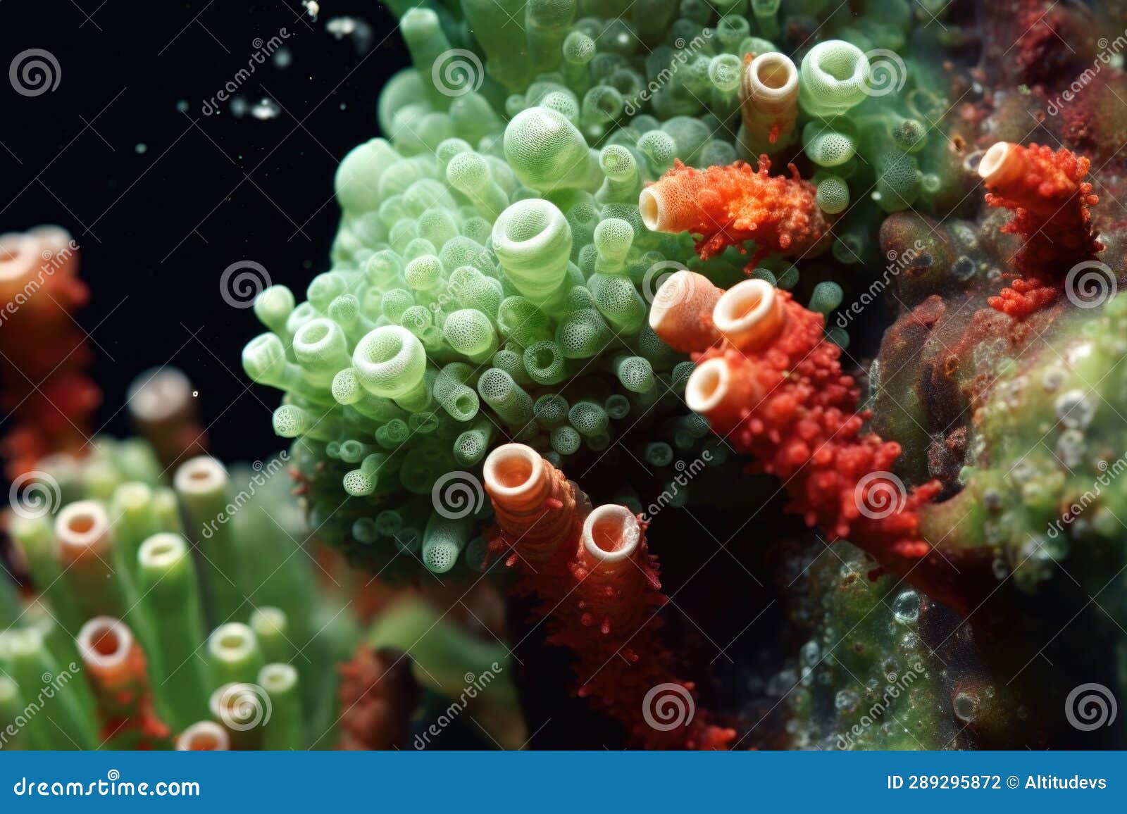 Close-up of Barnacles Capturing Plankton Stock Photo - Image of life ...