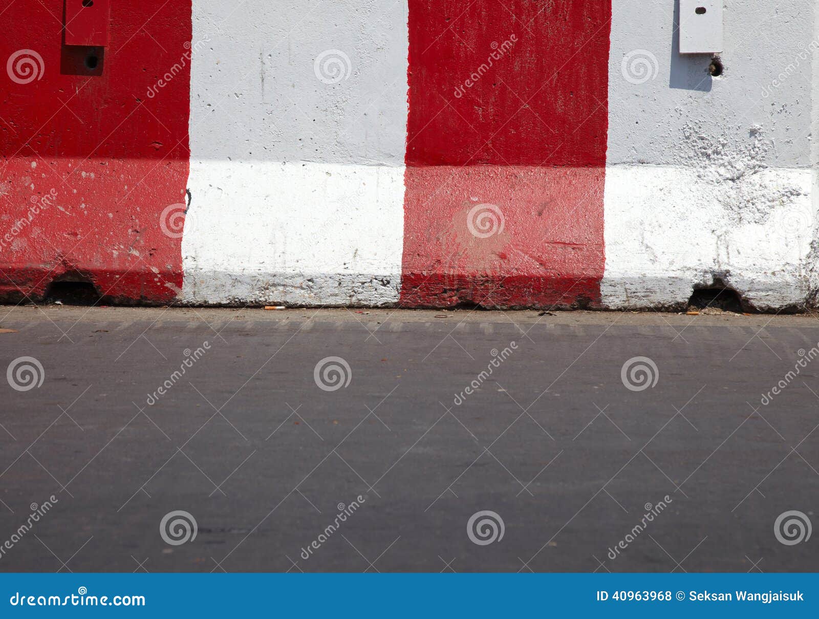 Close-up Of Barricade With Traffic Cone And Hard Hat Stock Photography ...