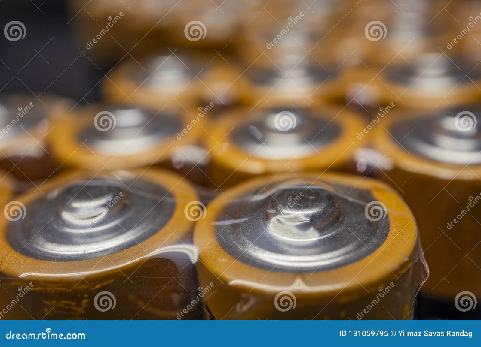 Close Up Batteries for Electronic Devices Stock Image - Image of ...