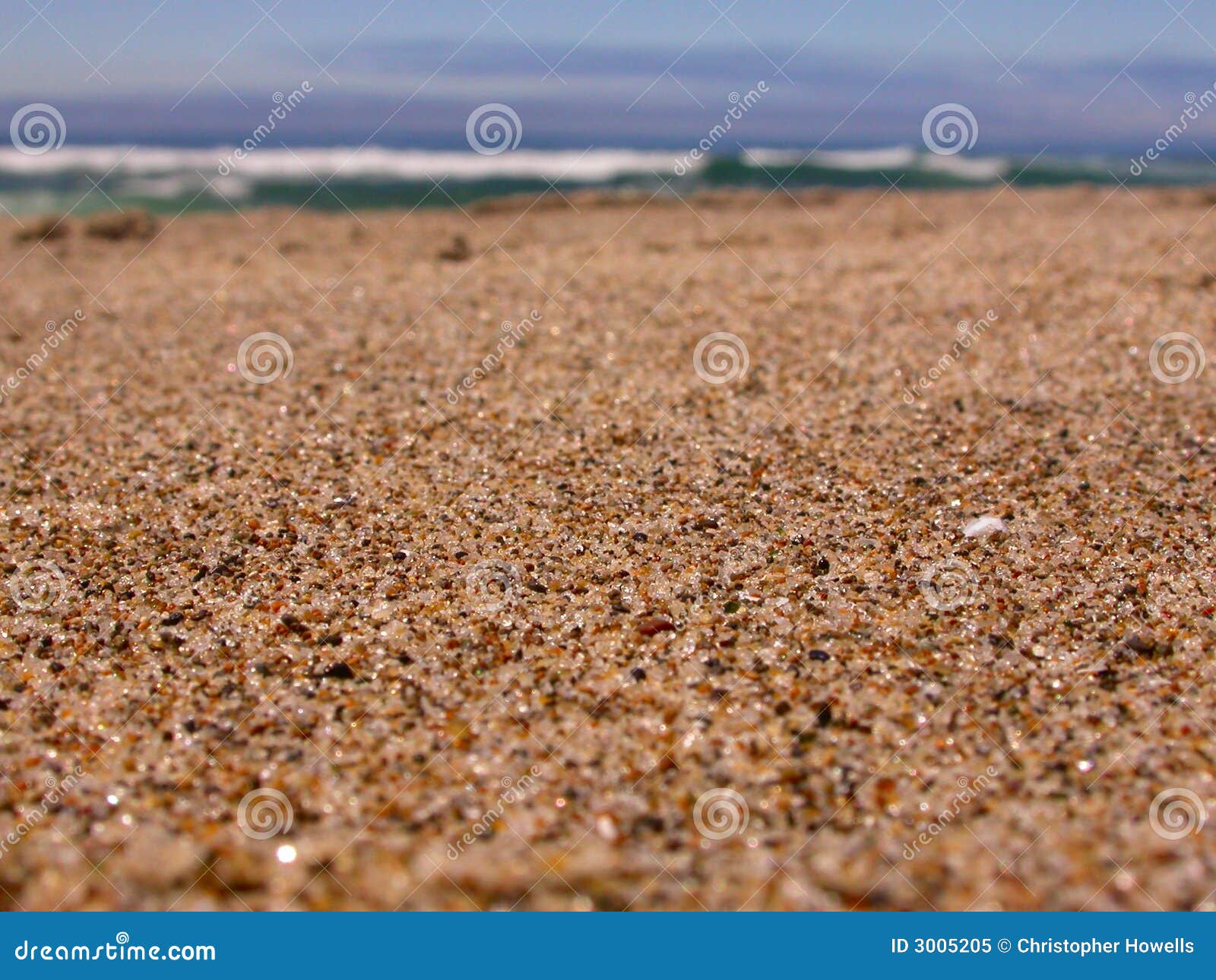 Close-up of beach sand stock image. Image of rough, blue - 3005205