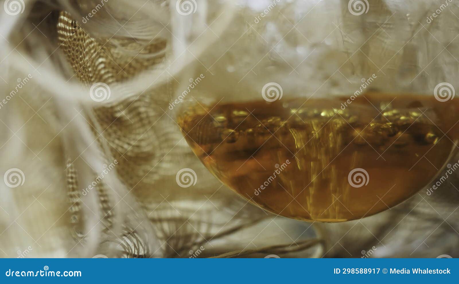 Close Up of a Beaker with Boiling Solution Inside. Stock Footage ...