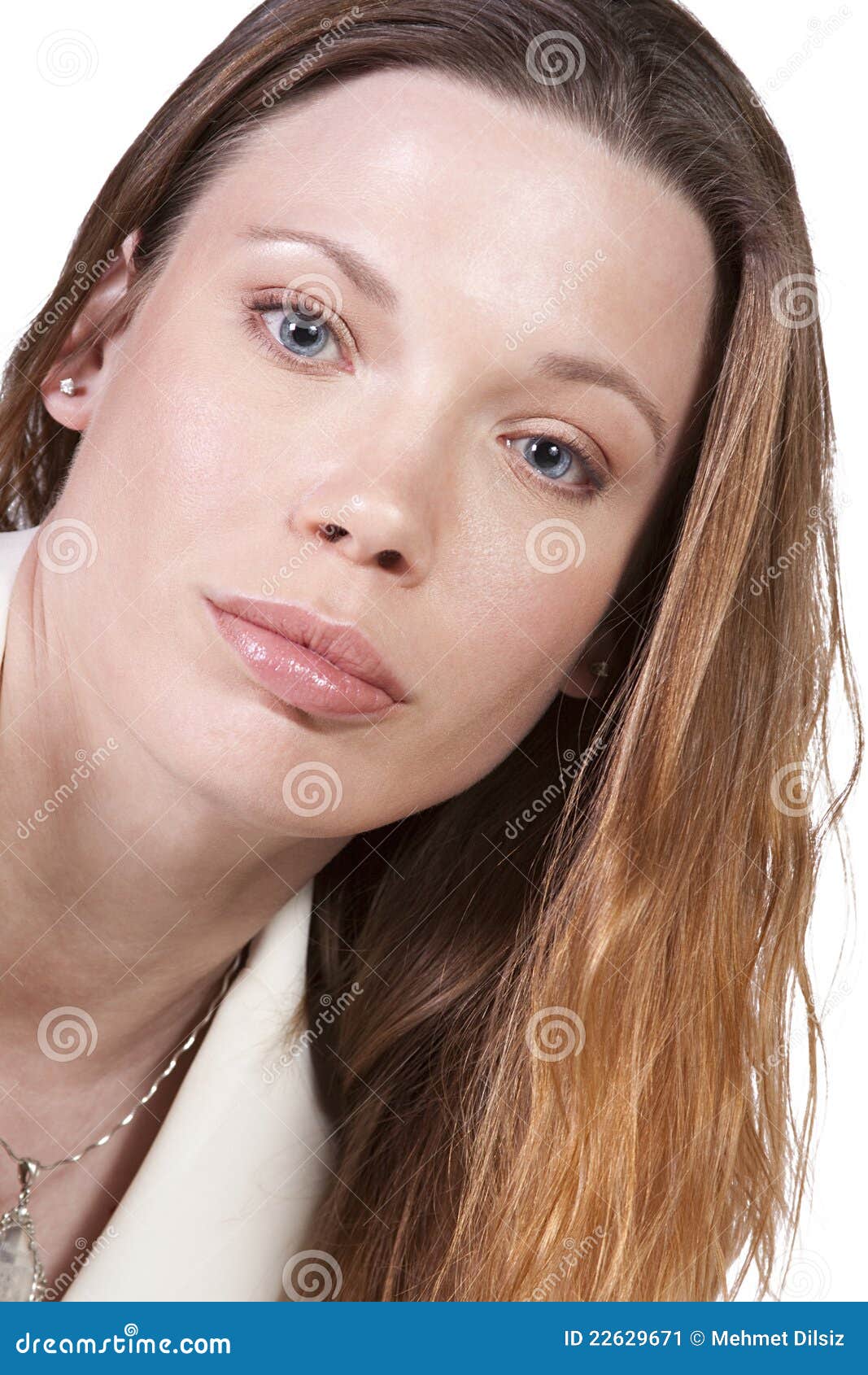 Close Up of a Beatuiful Woman Stock Image - Image of posing, female ...