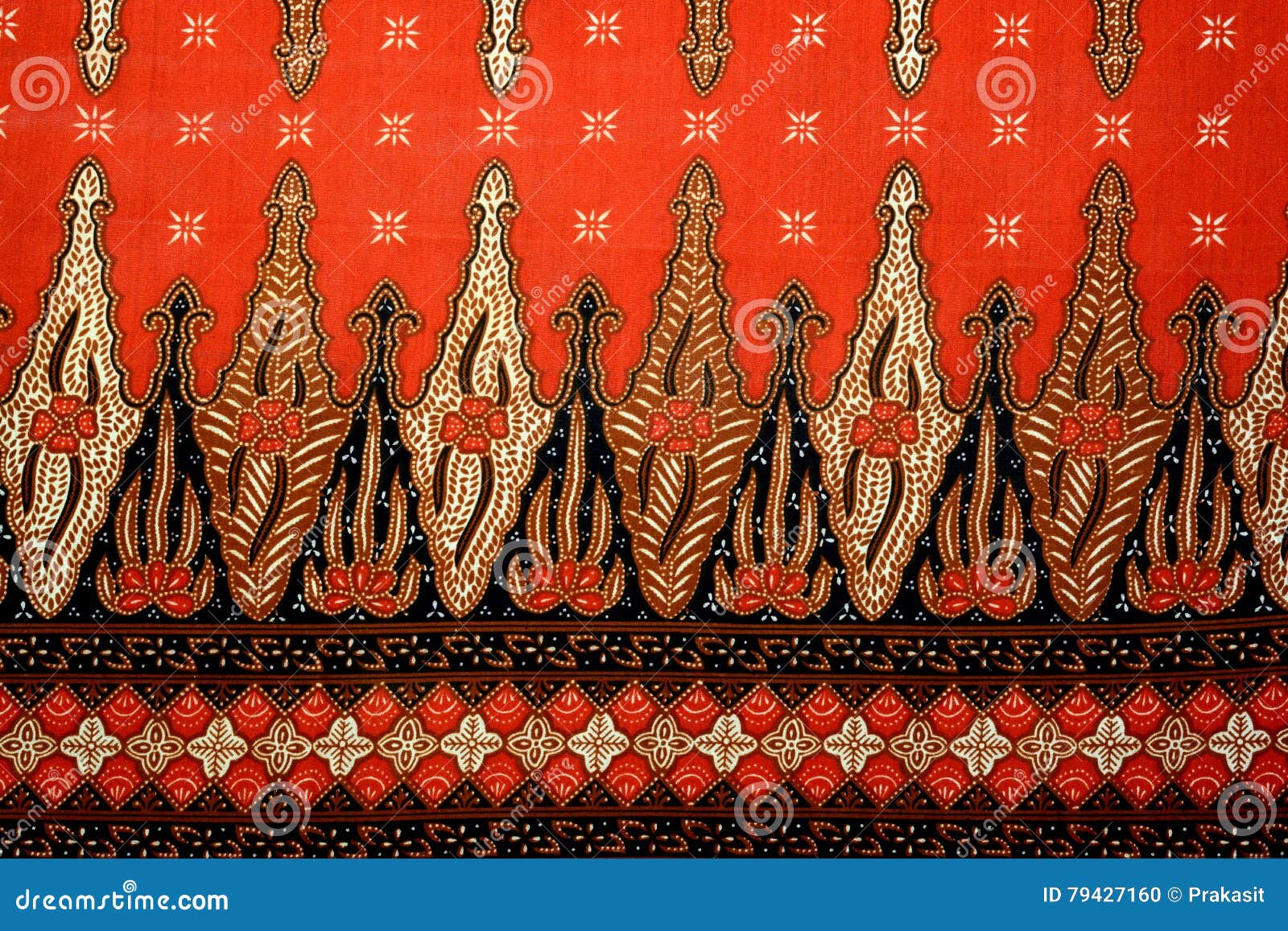 The Beautiful Of Art Batik Pattern Royalty-Free Stock Photo ...
