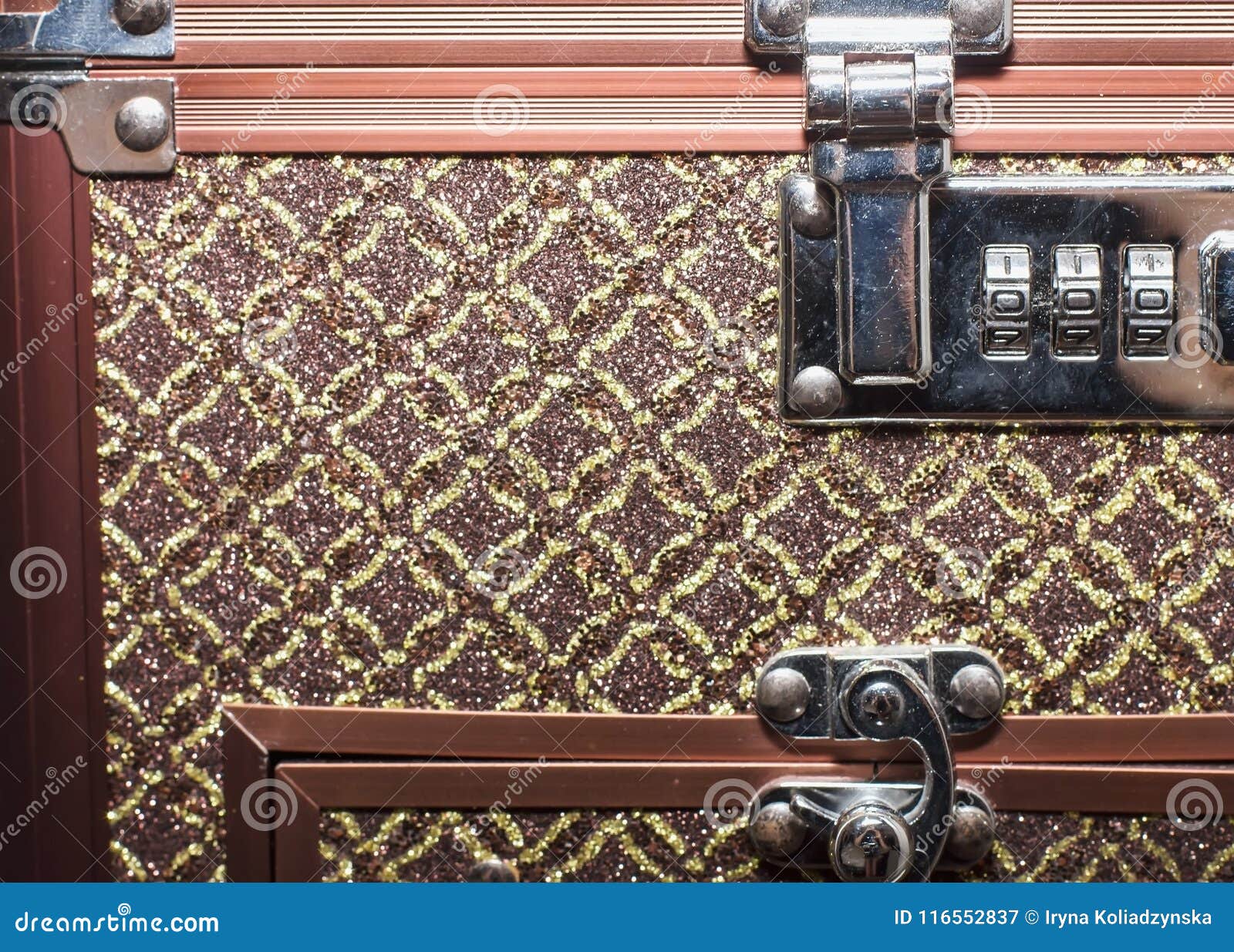 Close-up of a Beautiful Box on the Table, a Box DECORATIVE for T Stock ...