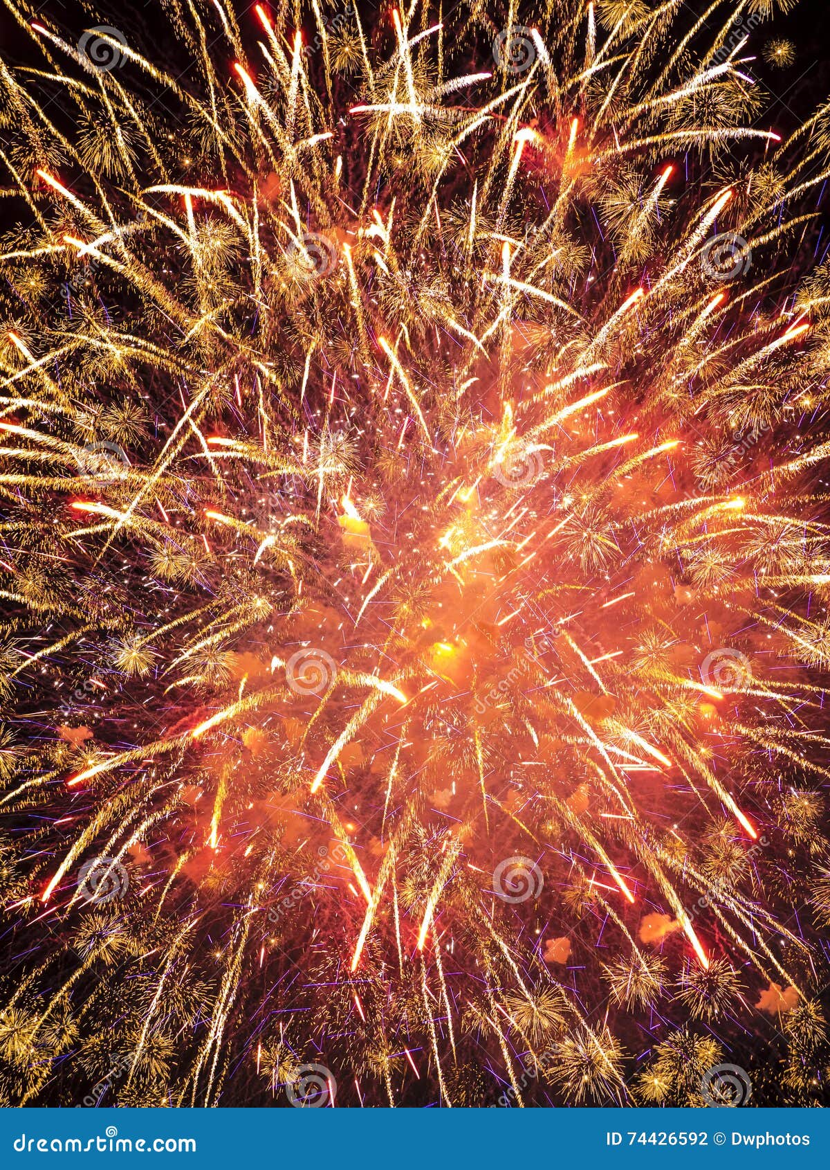 Close-up Beautiful Fireworks Stock Photo - Image of close, celebrate ...