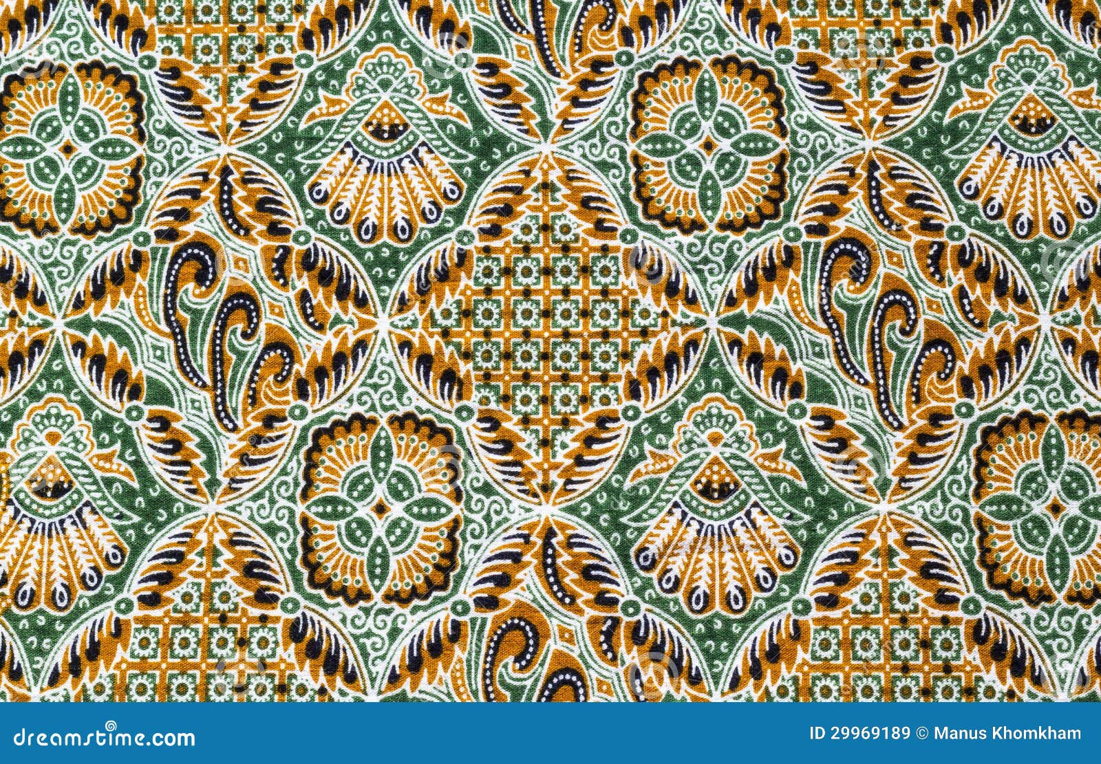 Batik Fabric Texture - Seamless Background Royalty-Free Stock Photo ...