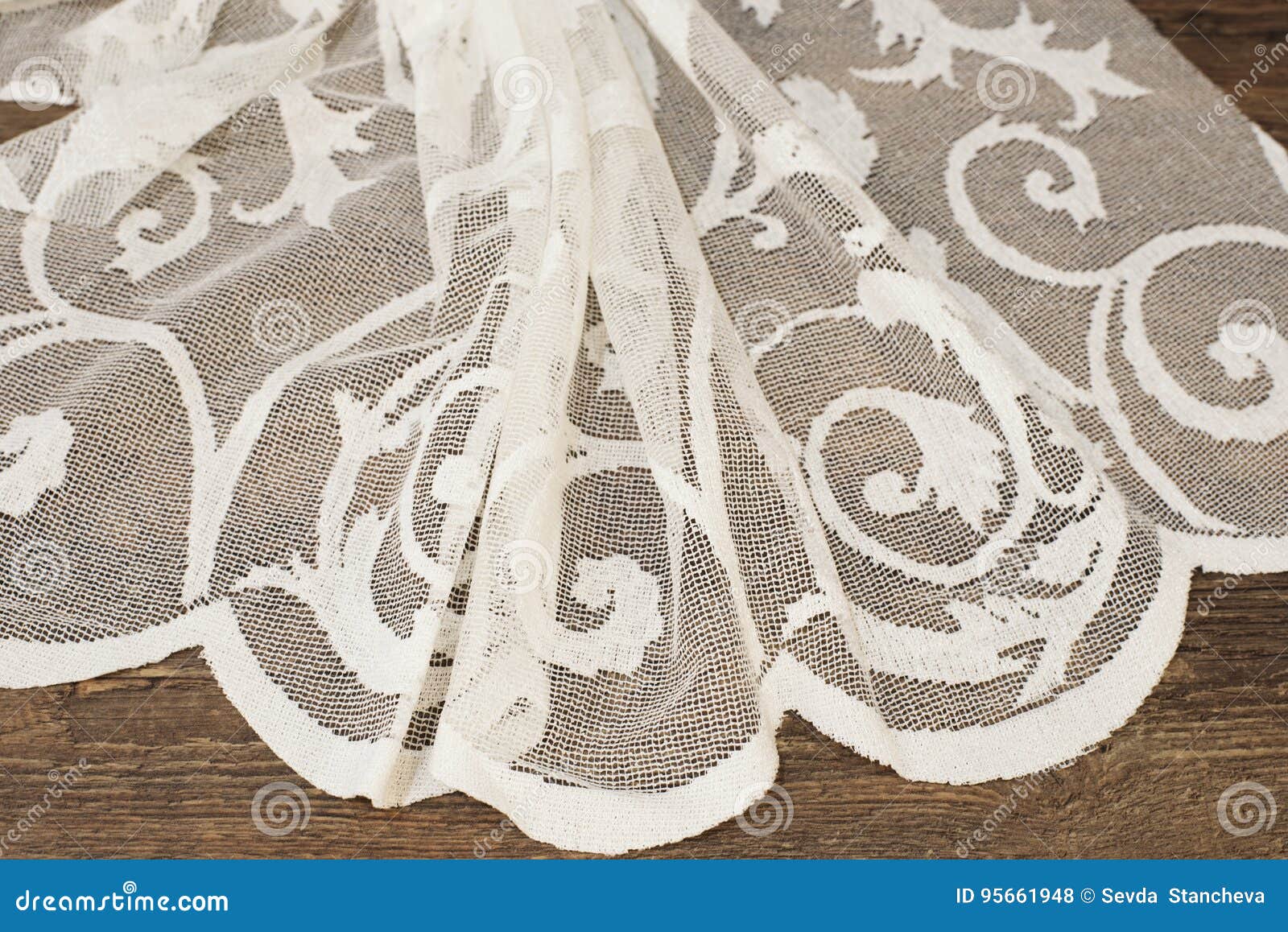 Close Up of Beautiful White Tulle. Sheer Curtains Fabric Sample ...