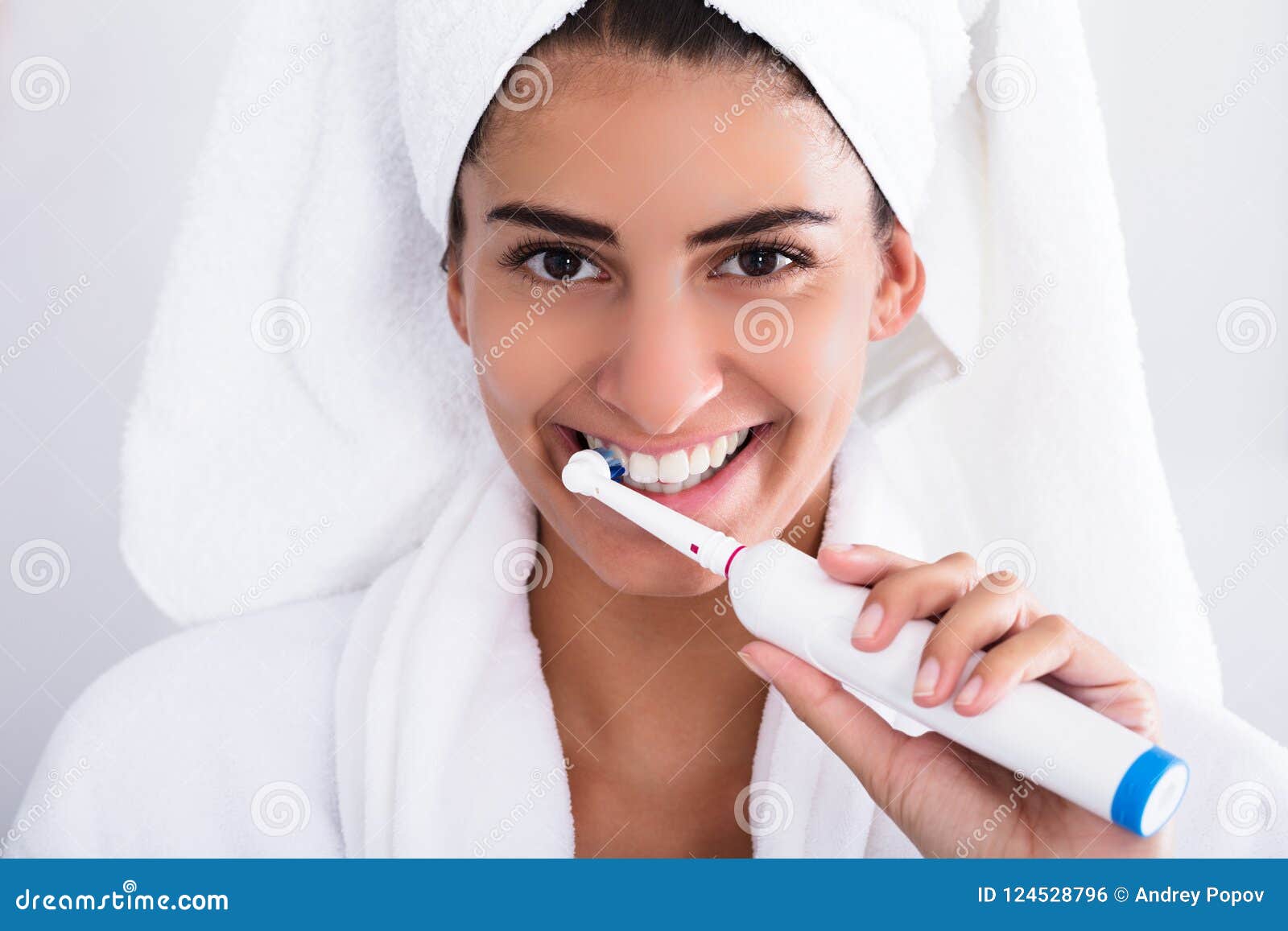 Beautiful Woman in Bathrobe Brushing Teeth Stock Photo - Image of brush ... Beautiful Woman in Bathrobe Brushing Teeth Stock Photo - Image of brush ...