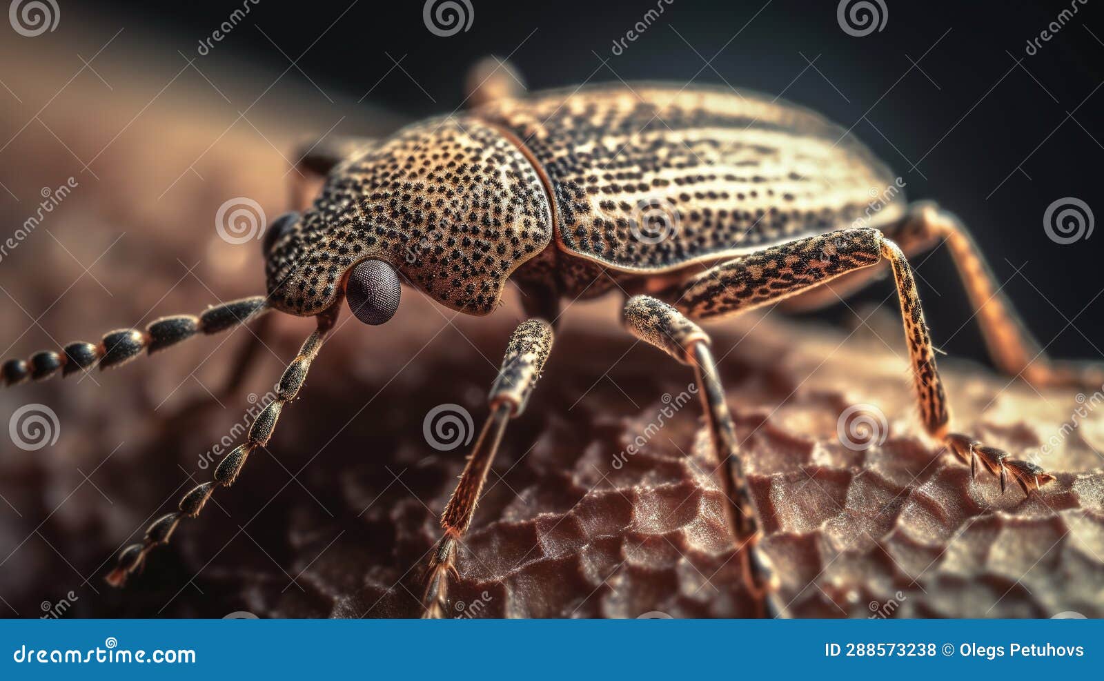 A Close Up of a Bed Bug on a Person S Arm Stock Photo - Image of ...