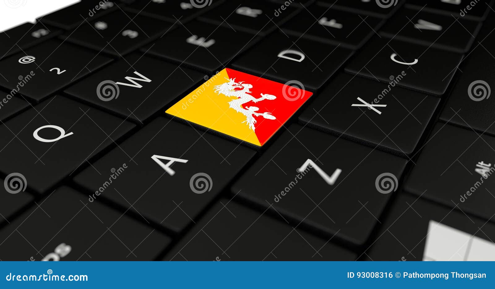 Close up of Bhutan button. stock illustration. Illustration of ...