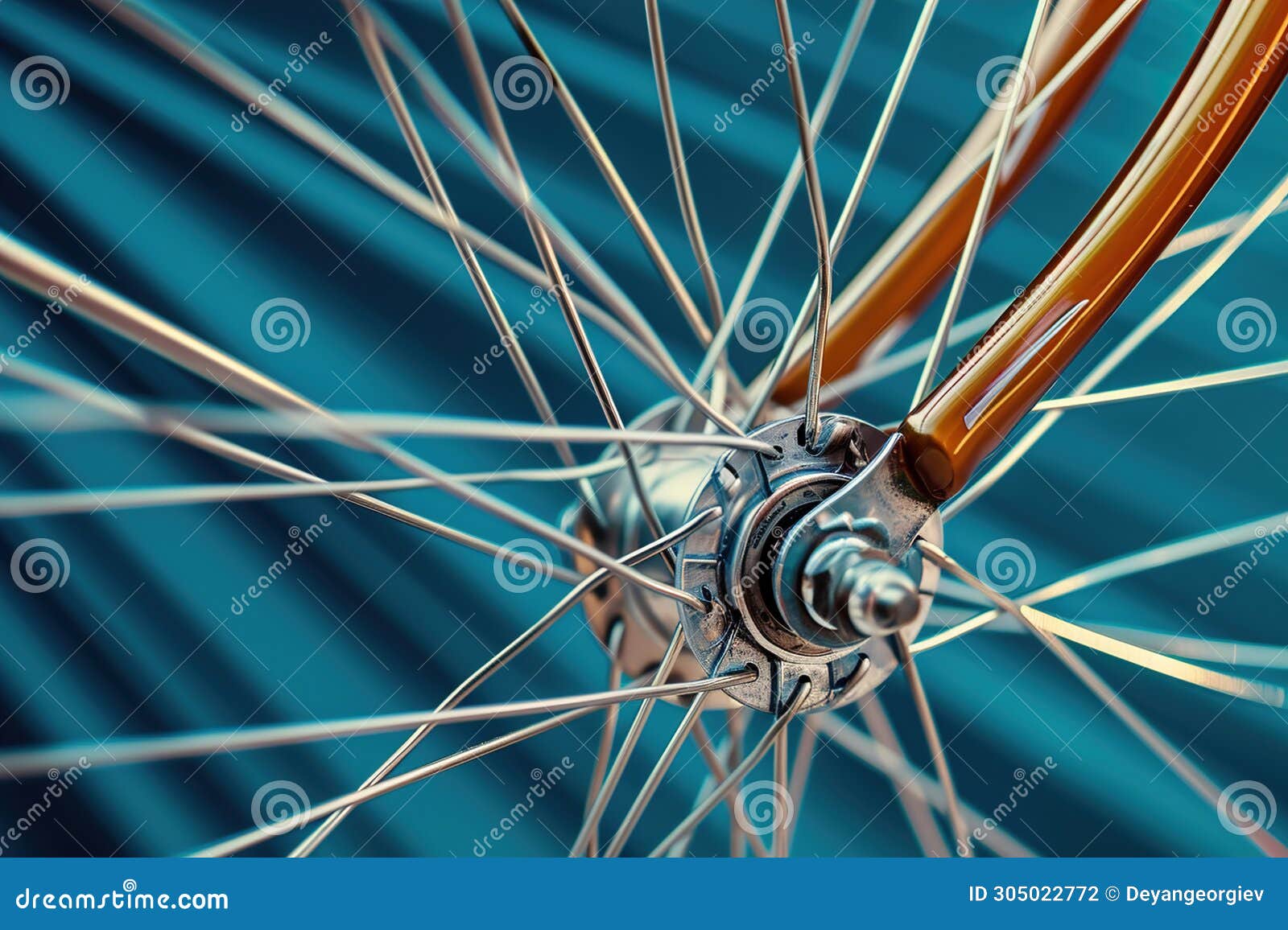 Close-up Bicycle Wheel from a Unique Angle, Showcasing the Spokes and ...