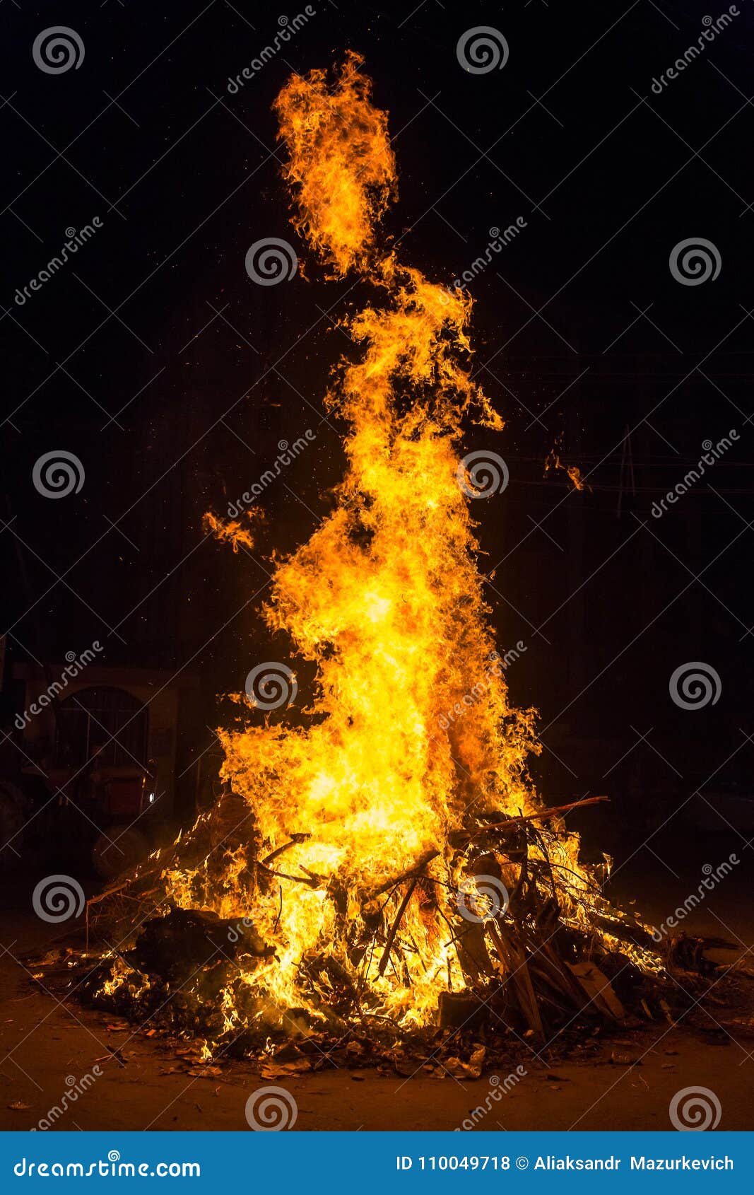 Big fire close up stock photo. Image of bonfire, flames - 110049718