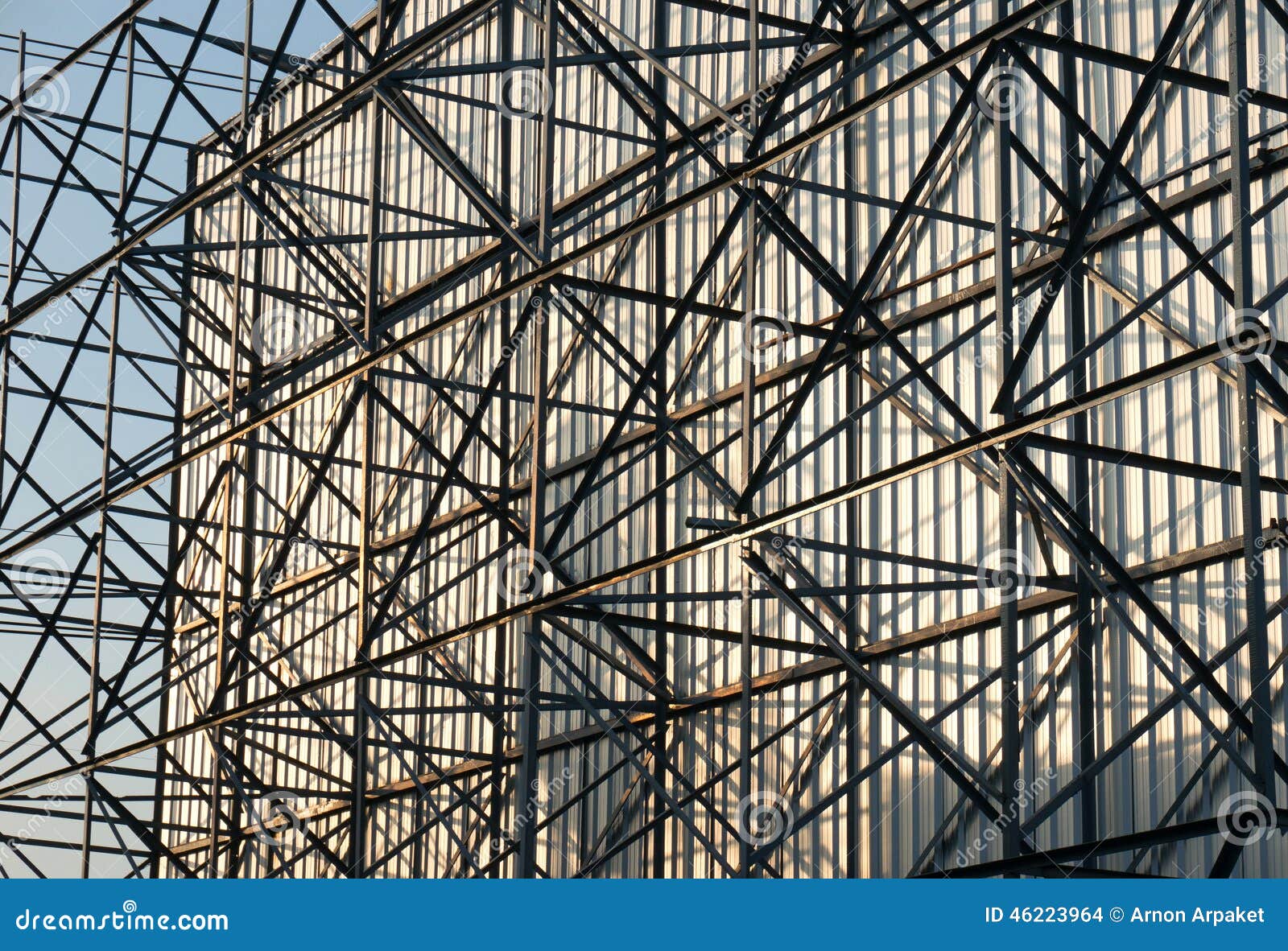 Close Up of Billboard Structure Stock Photo - Image of advertising ...