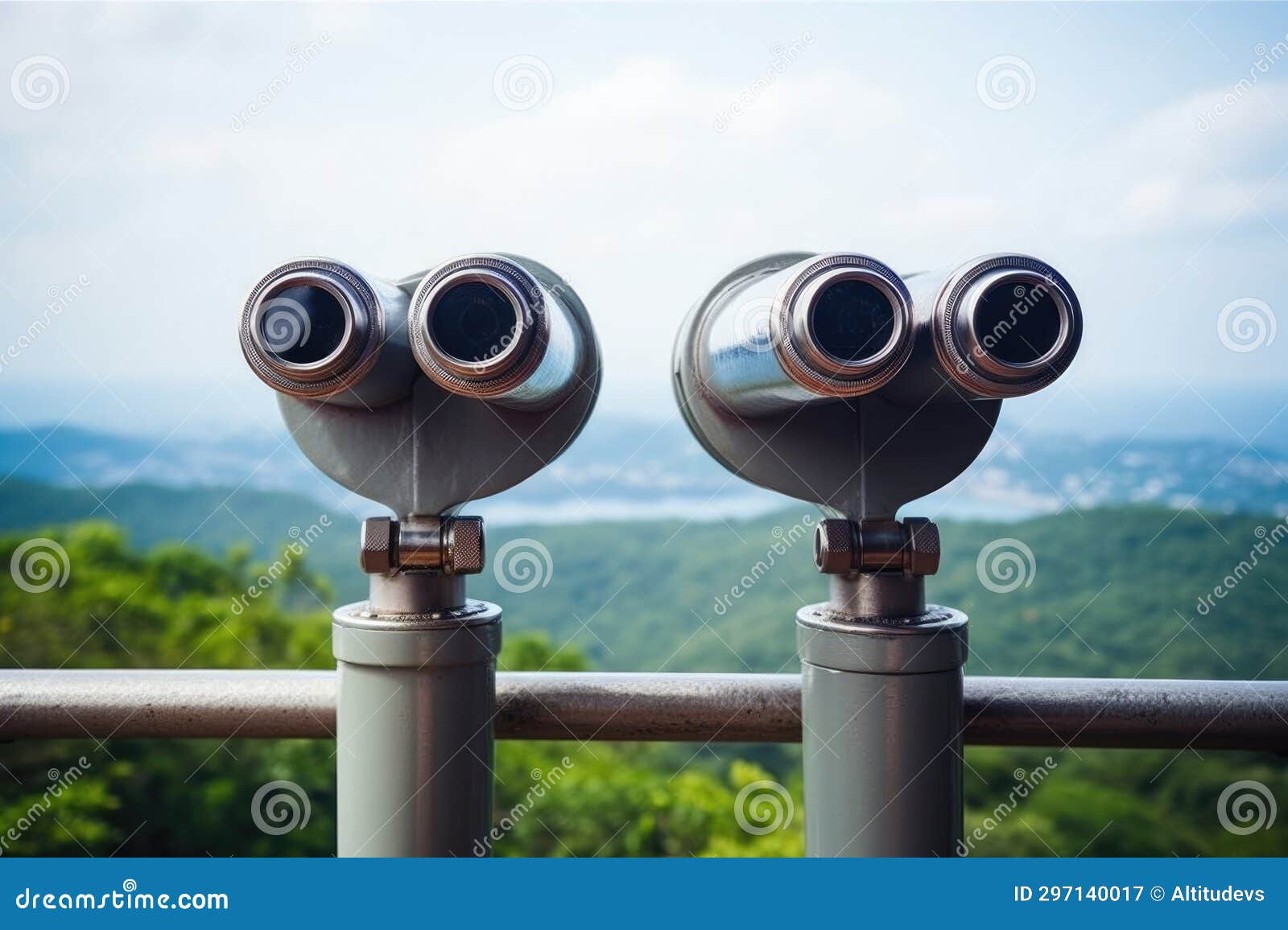 Close-up of Binoculars on Observation Deck Stock Image - Image of ...