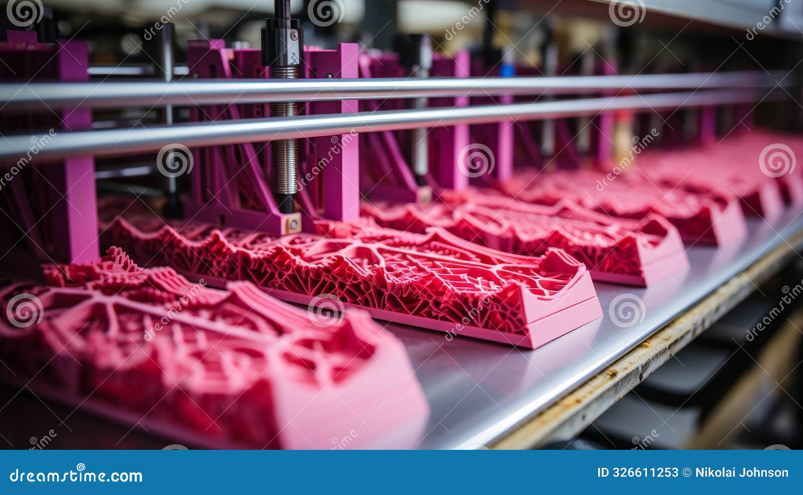 Close Up Of Bioprinter Process Layered Printing Of Organ Tissues For ...