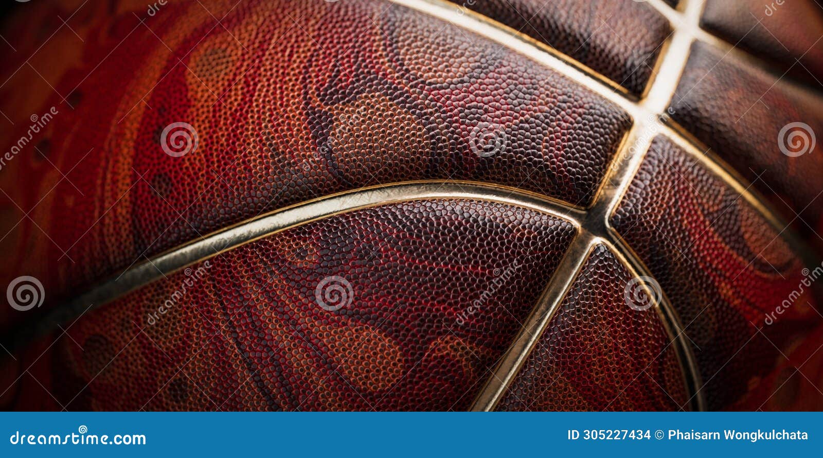 Black Basketball With Gold Metallic Line Design On Dark Background ...