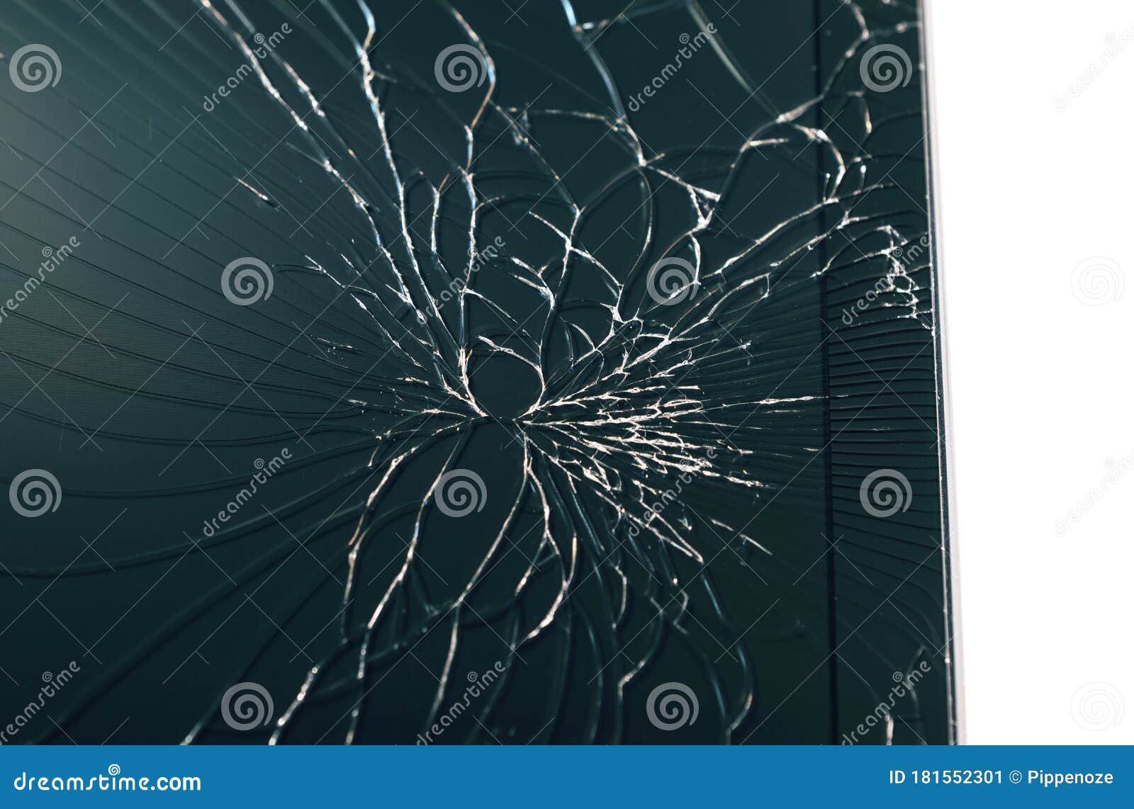 Close Up of Broken Tablet Screen Stock Image - Image of wreck, detail ...