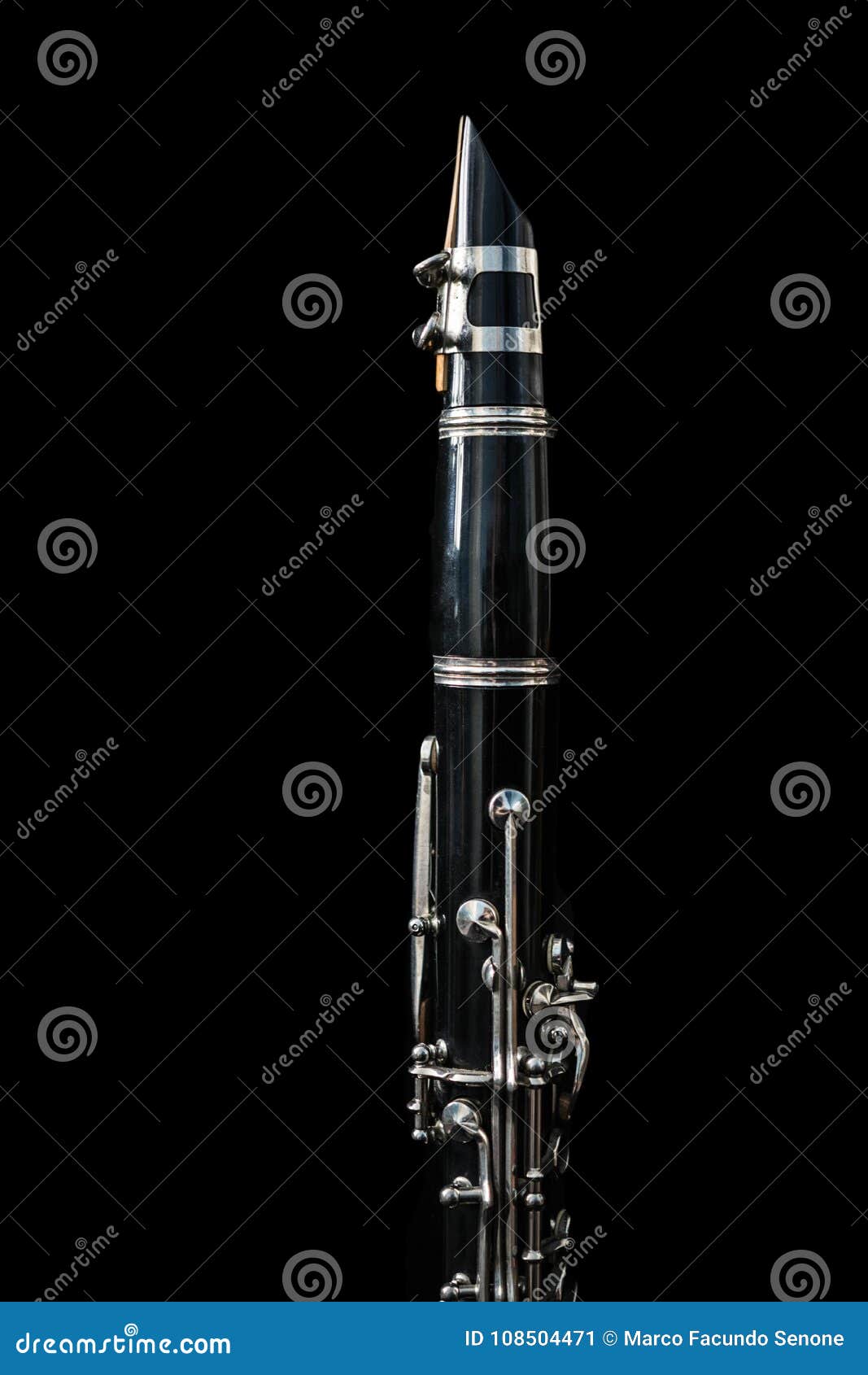 Close Up of a Clarinet Standing Stock Image - Image of sound, musical ...