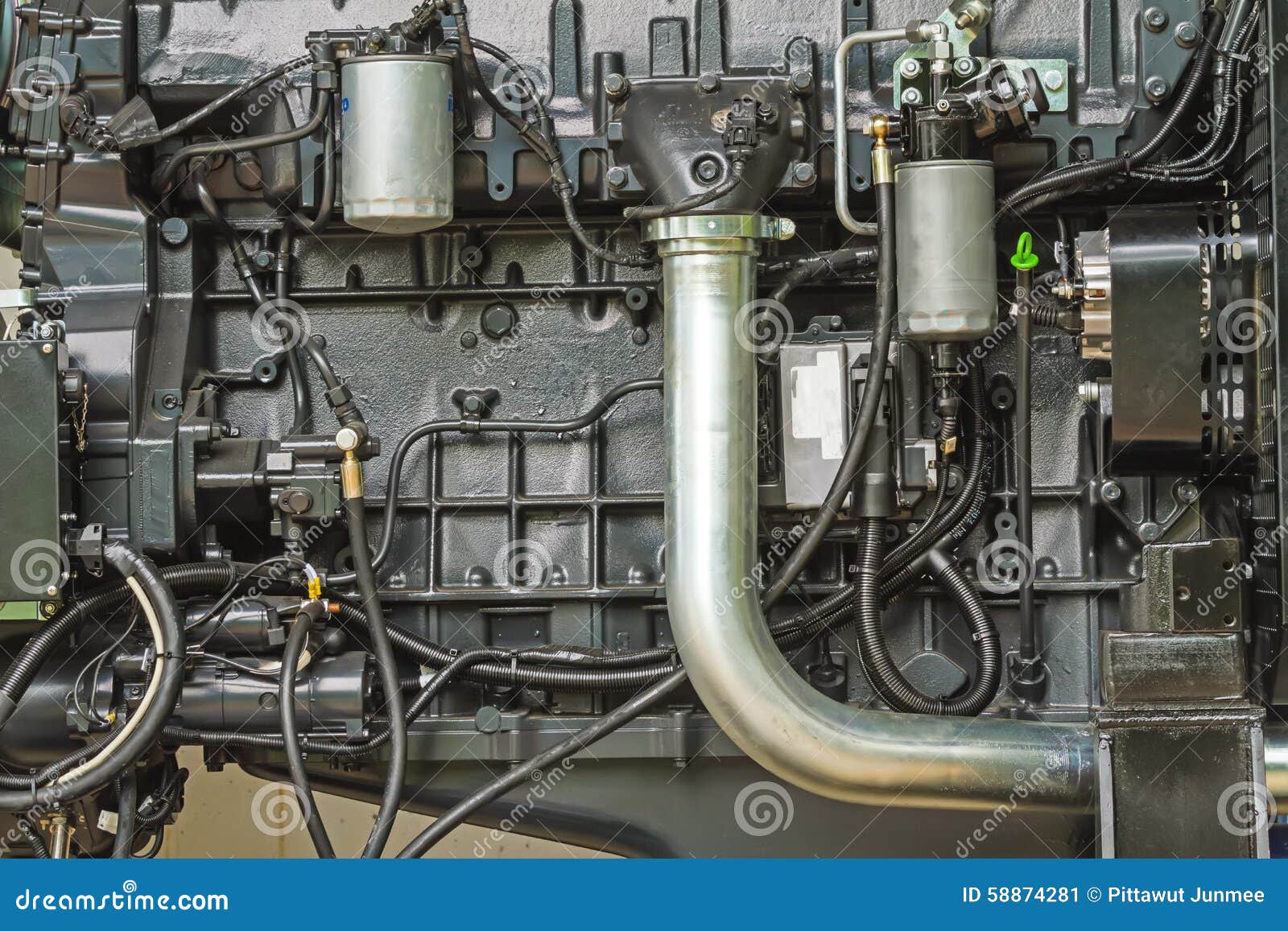 Close Up Black Electric Dynamo Stock Image - Image of powerhouse ...