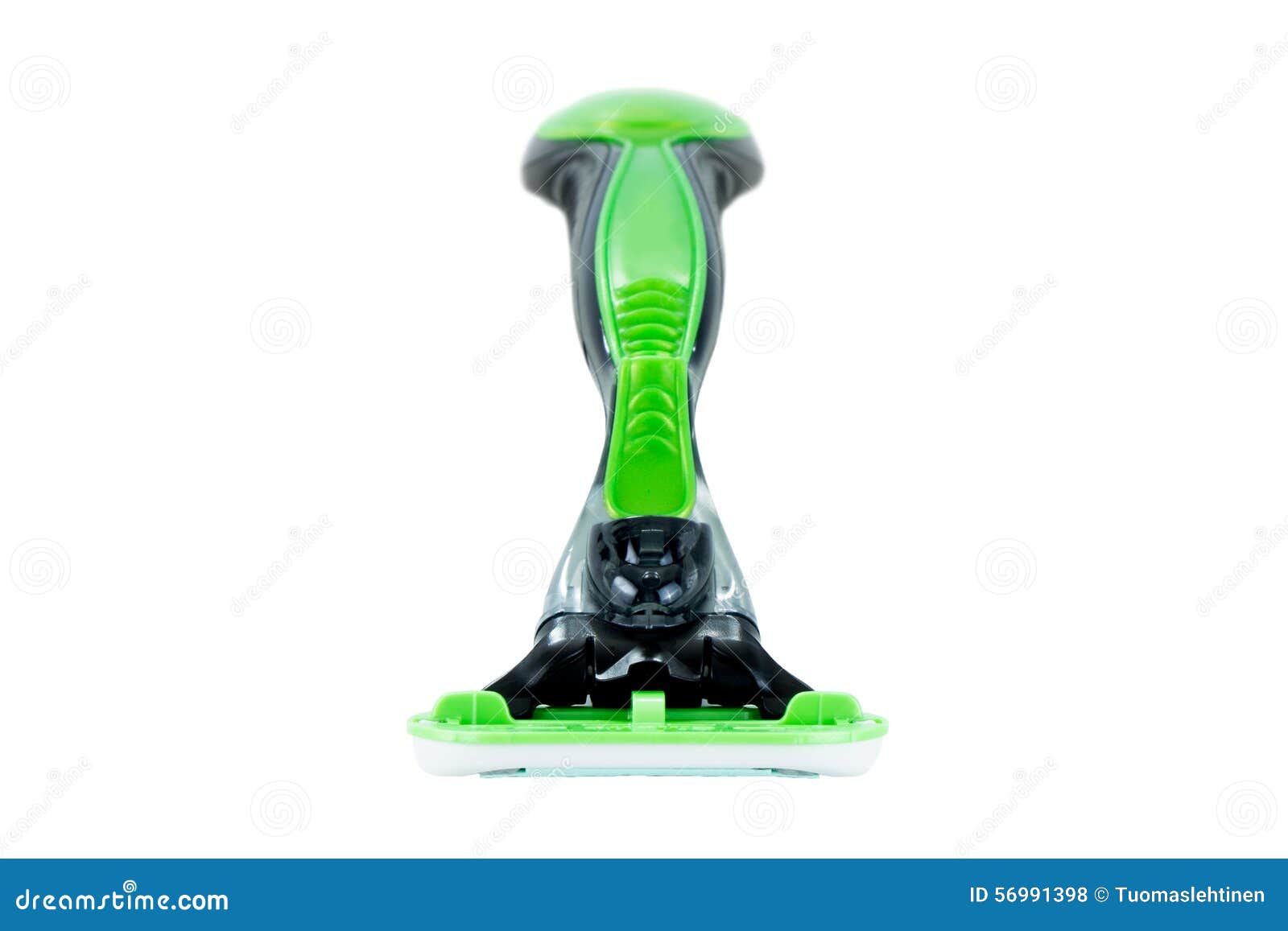 Close-up of a Black & Green Razor Stock Photo - Image of clean ...