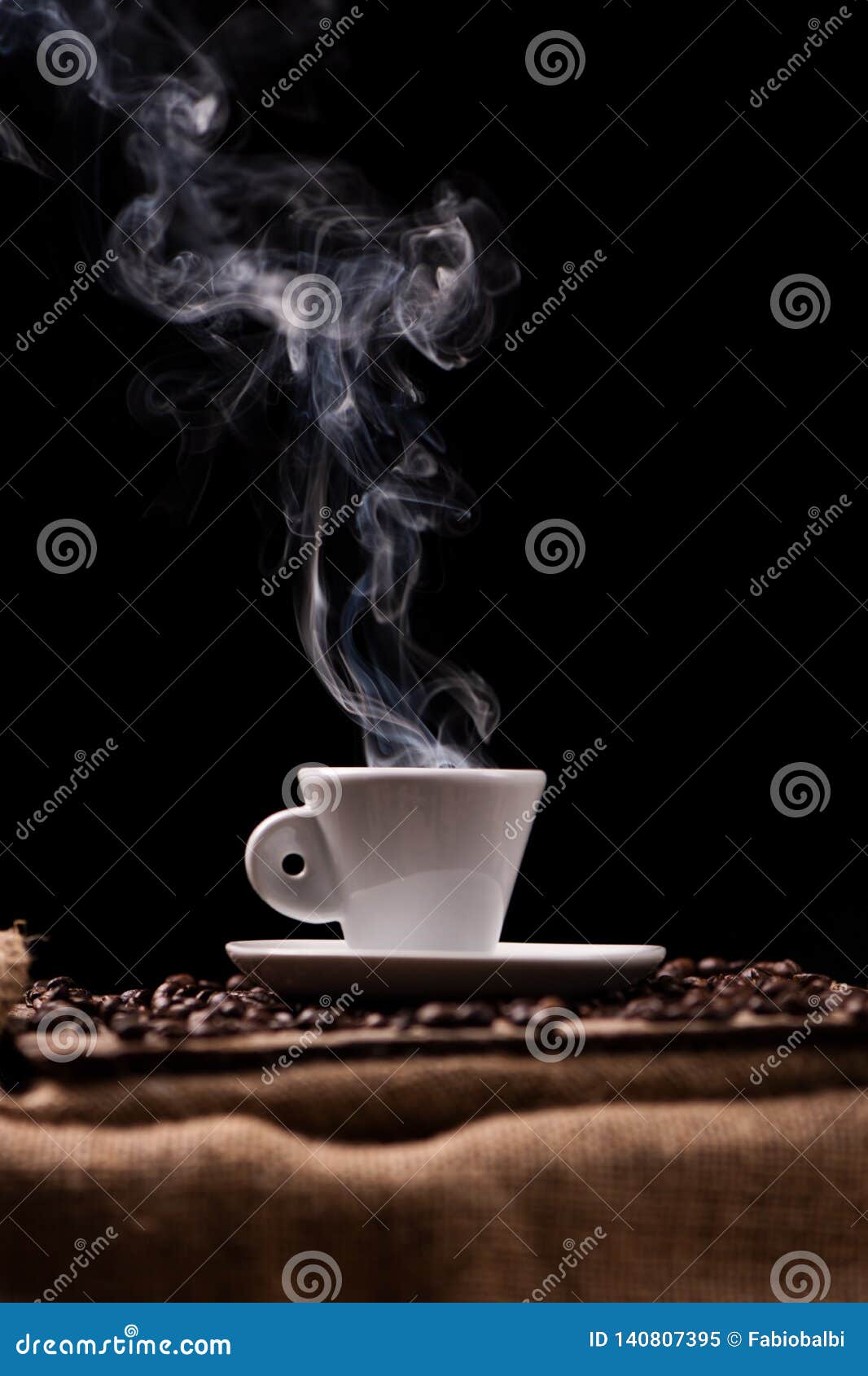 Black Hot Coffee Cup and Smoke Stock Image - Image of smoke, space ...