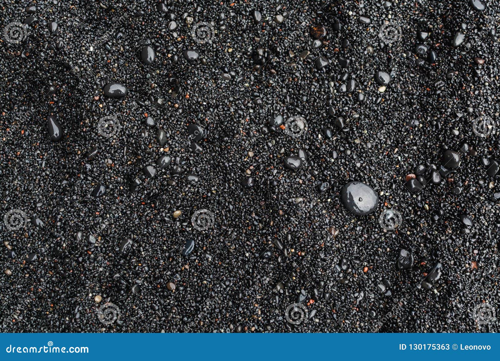 Close-up of Black Lava Sand Beach, Iceland Stock Image - Image of ...