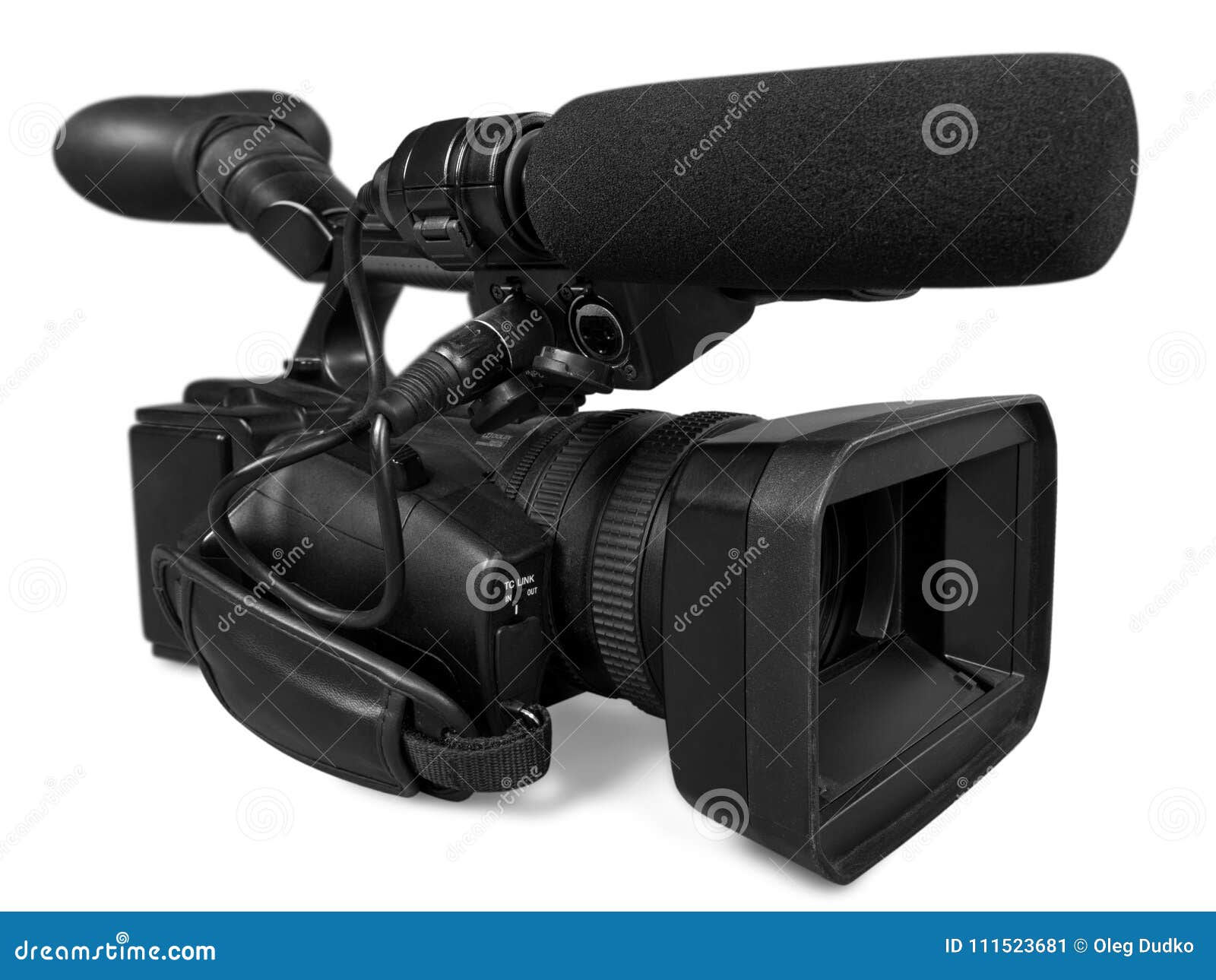Close-up of Black Video Camera Stock Image - Image of processor ...