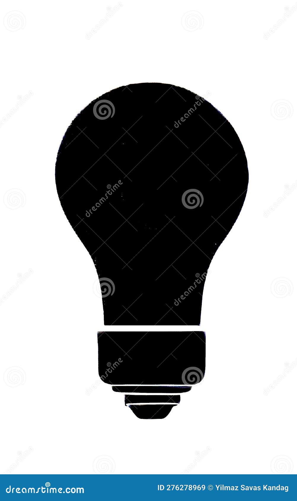 Close-up Black and White Light Bulb Stock Image - Image of fluorescent ...