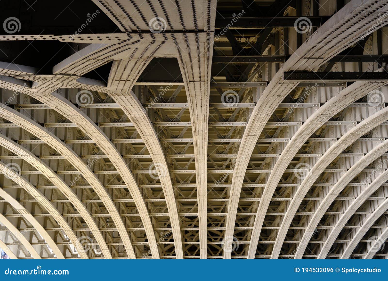 Close-up of Blackfriars Bridge Framework Stock Photo - Image of ...