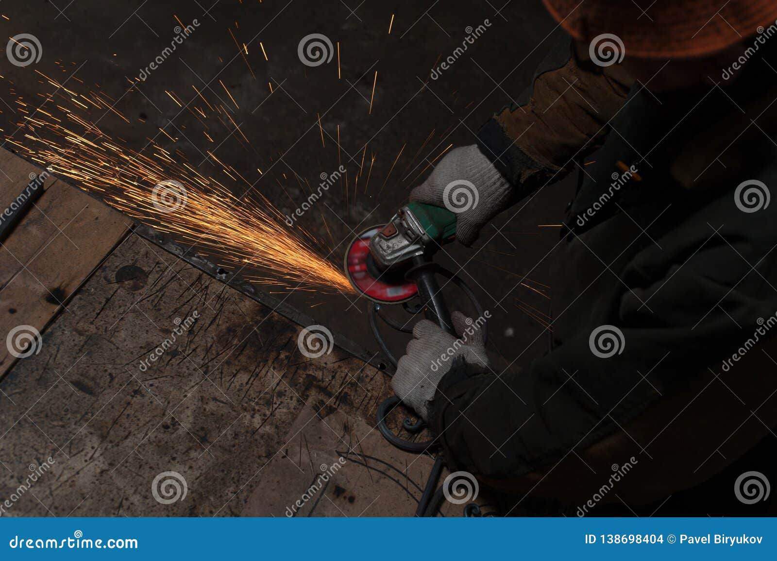 Close-up - Blacksmith Working Process. Stock Photo - Image of ironsmith ...
