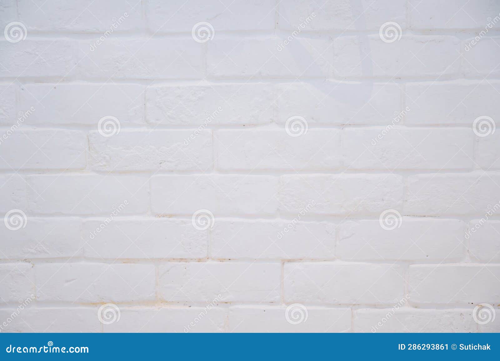 Close Up White Brick Wall Background, Interior Design Stock Image ...