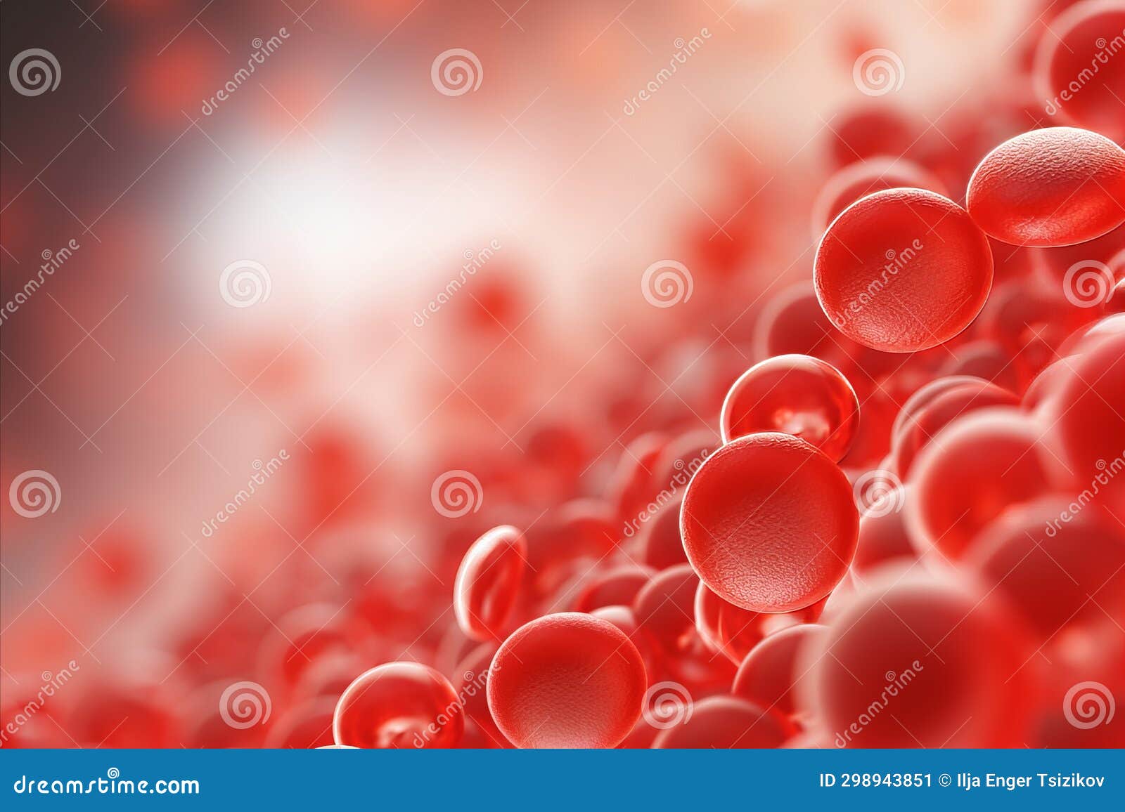 Close Up of Blood Cells in Abstract Detailed Background with Copy Space ...