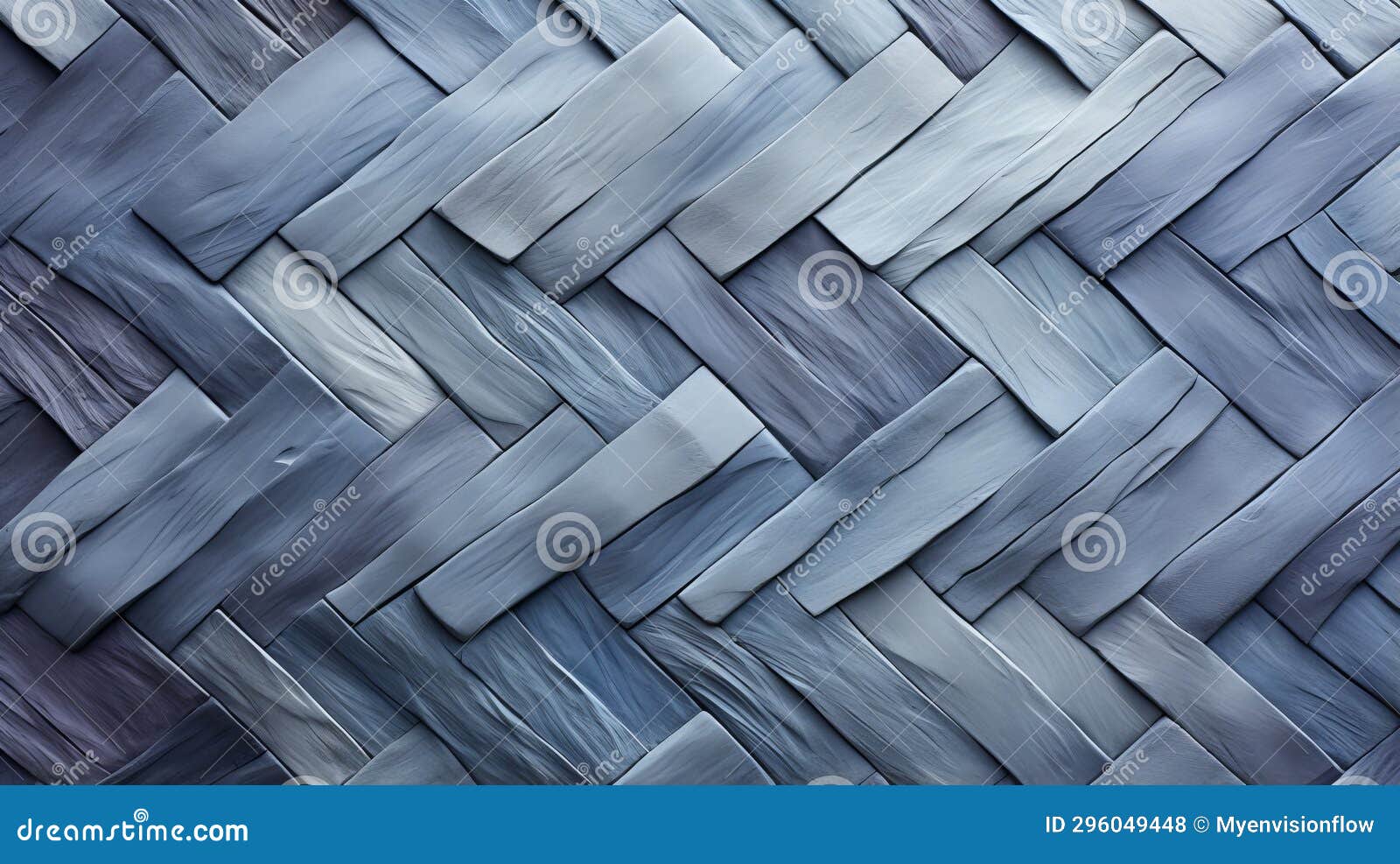 This Close Up of a Blue Abstract Patterned Fabric Stock Illustration ...