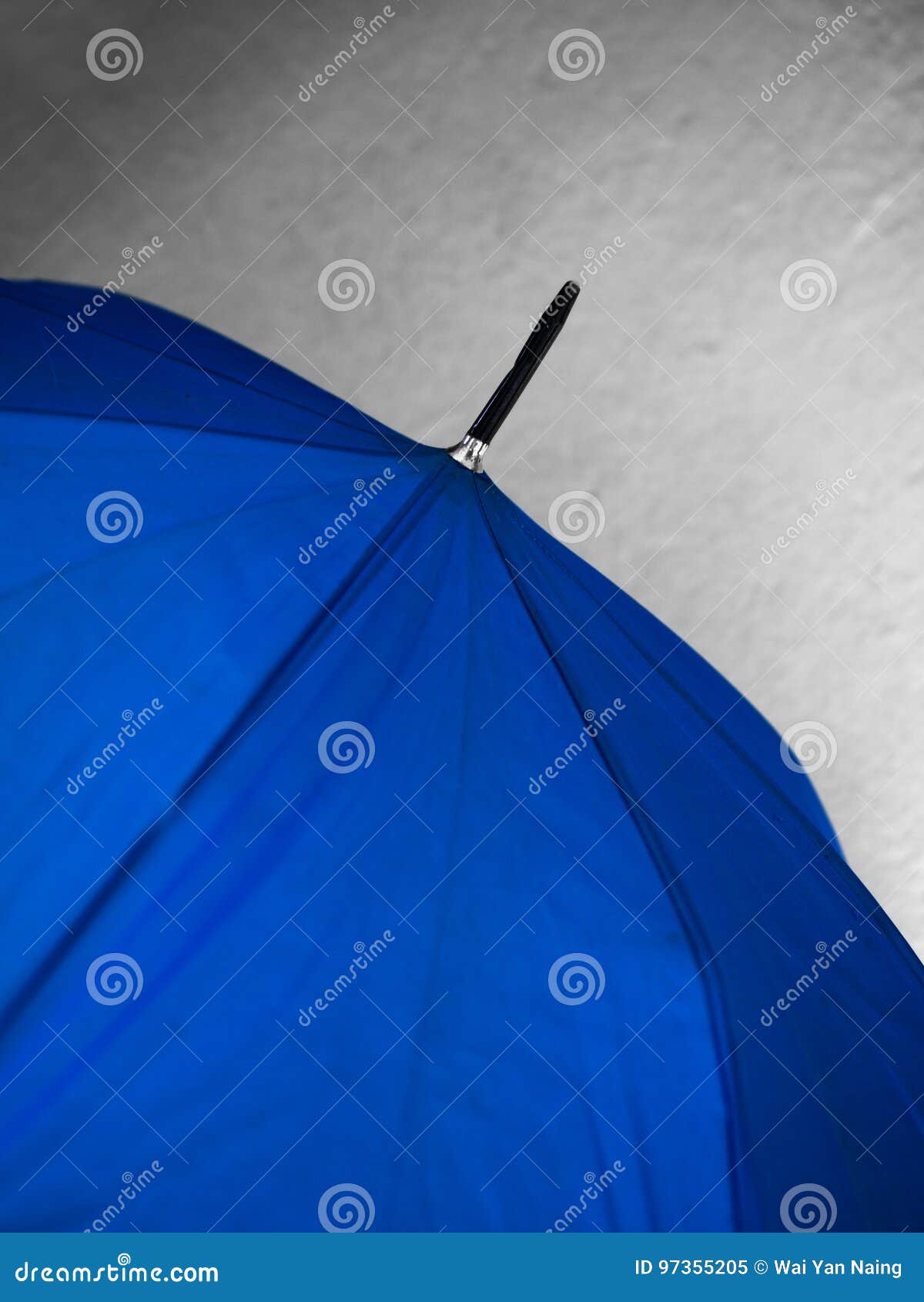 CLOSE-UP of BLUE COLOR UMBRELLA Stock Image - Image of beach, flood ...