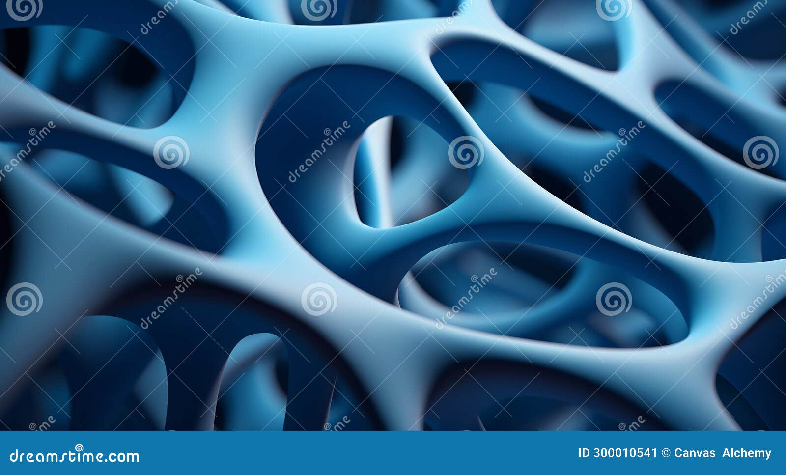 A Close Up of a Blue Colored Pattern. Focus on Joints Stock Image ...