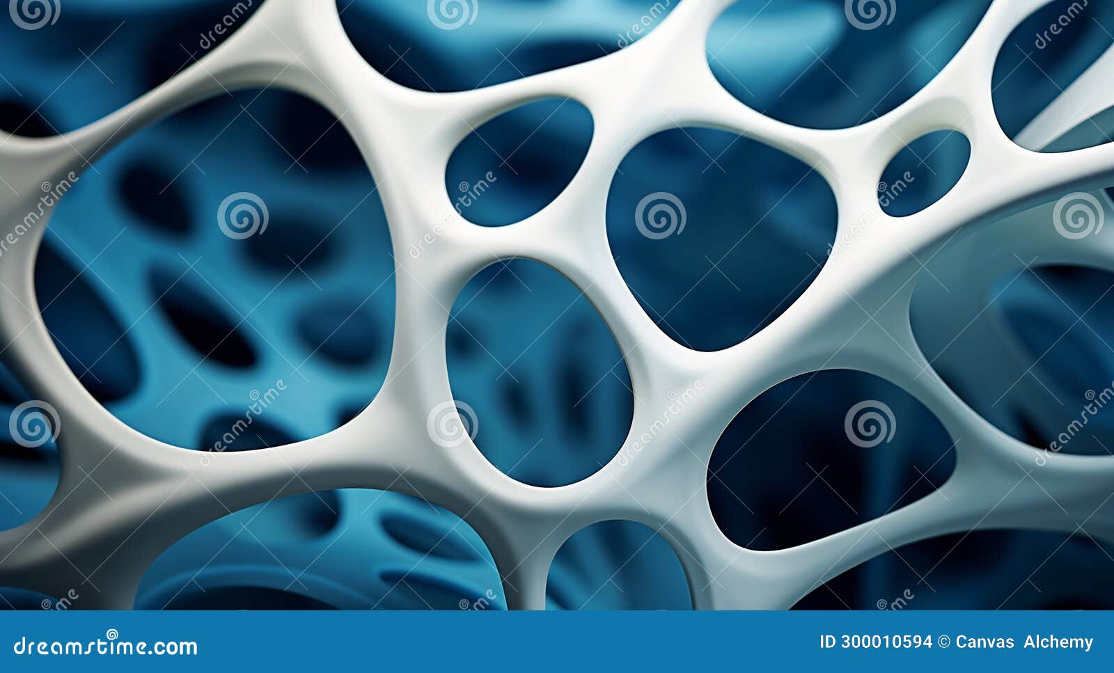 A Close Up of a Blue Colored Pattern. Focus on Joints Stock Photo ...