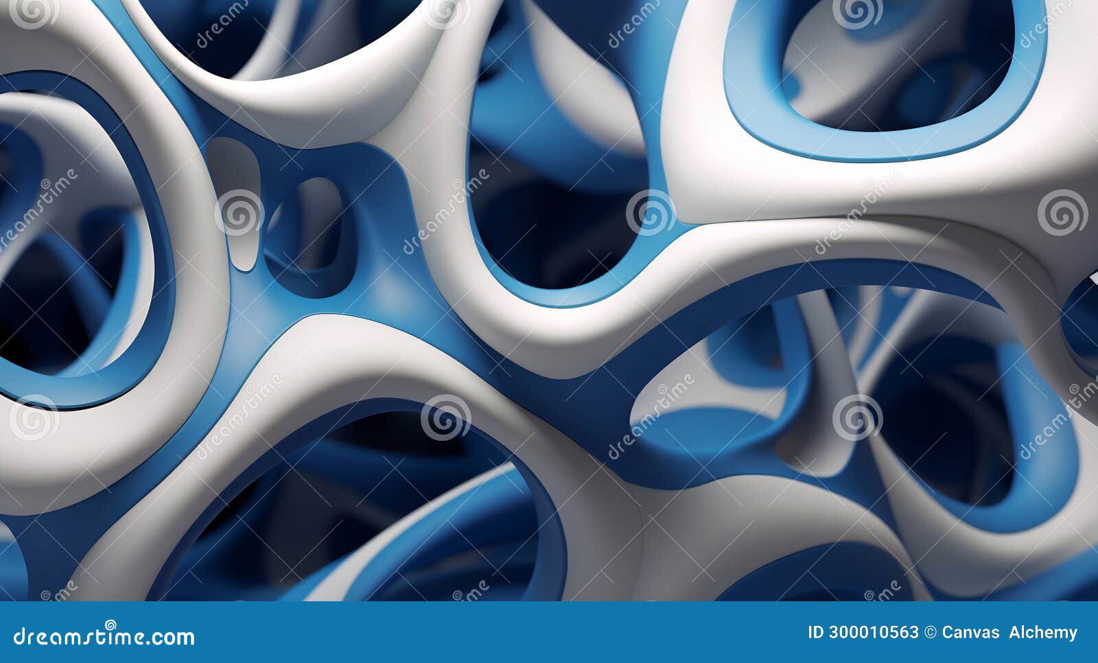 A Close Up of a Blue Colored Pattern. Focus on Joints Stock Image ...