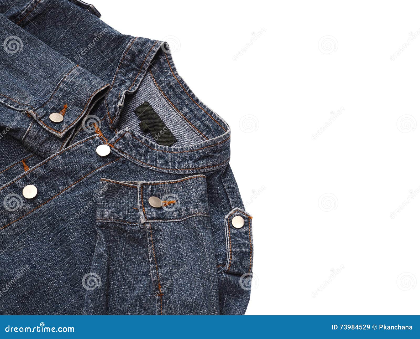 Close up blue denim jacket stock image. Image of clothes - 73984529
