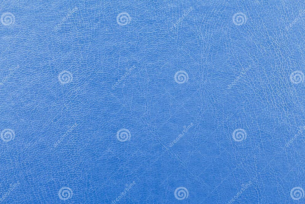 Close-up of Blue Leather Fabric Stock Image - Image of leather, blue ...