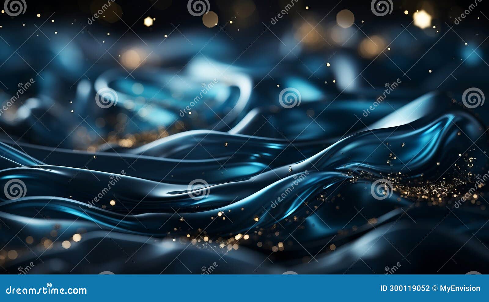 A Close Up of a Blue Liquid Background Stock Illustration - Illustration of floating, stillness ...