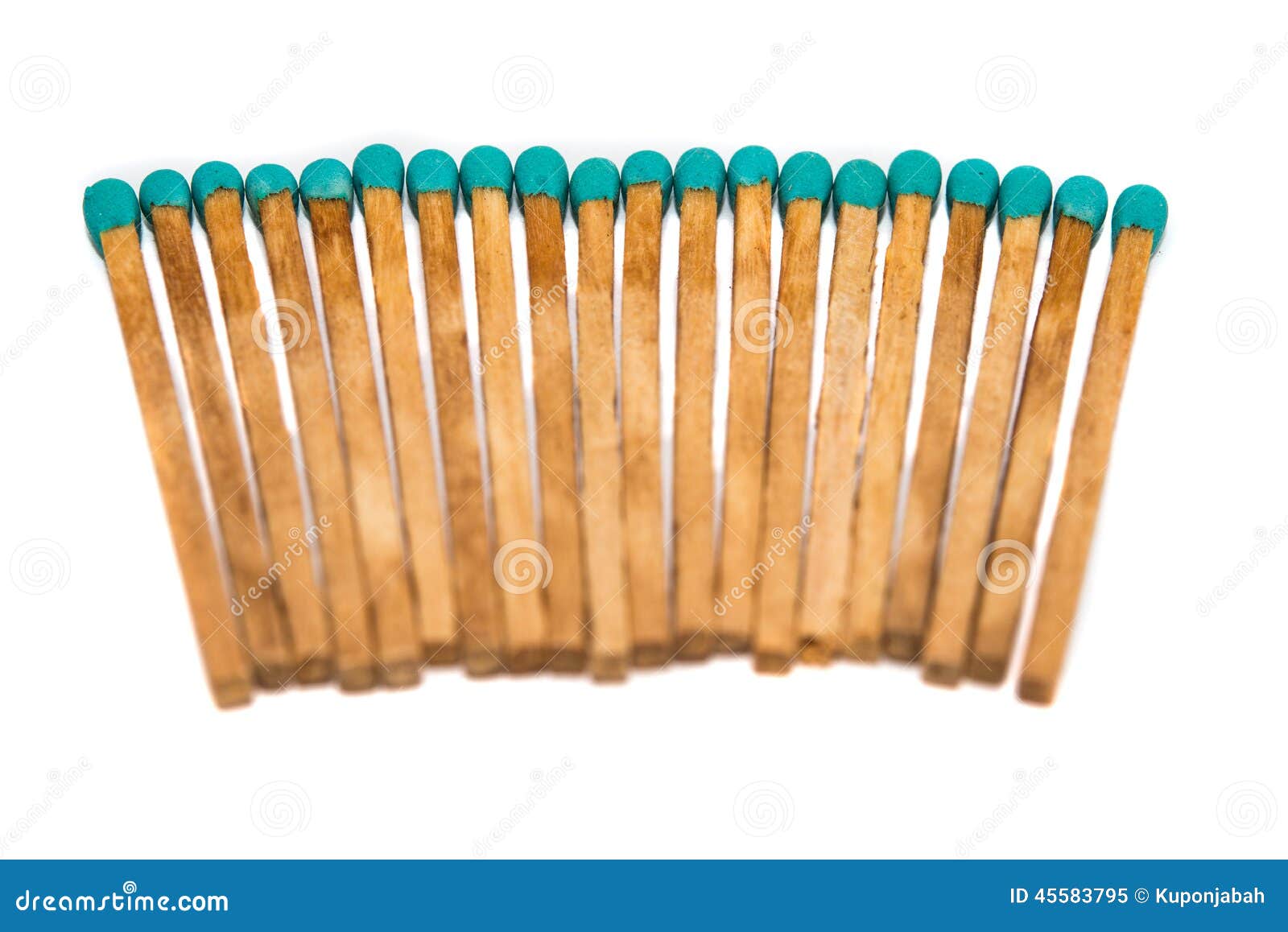 Close-up of a Blue Matchstick Stock Image - Image of white, danger ...