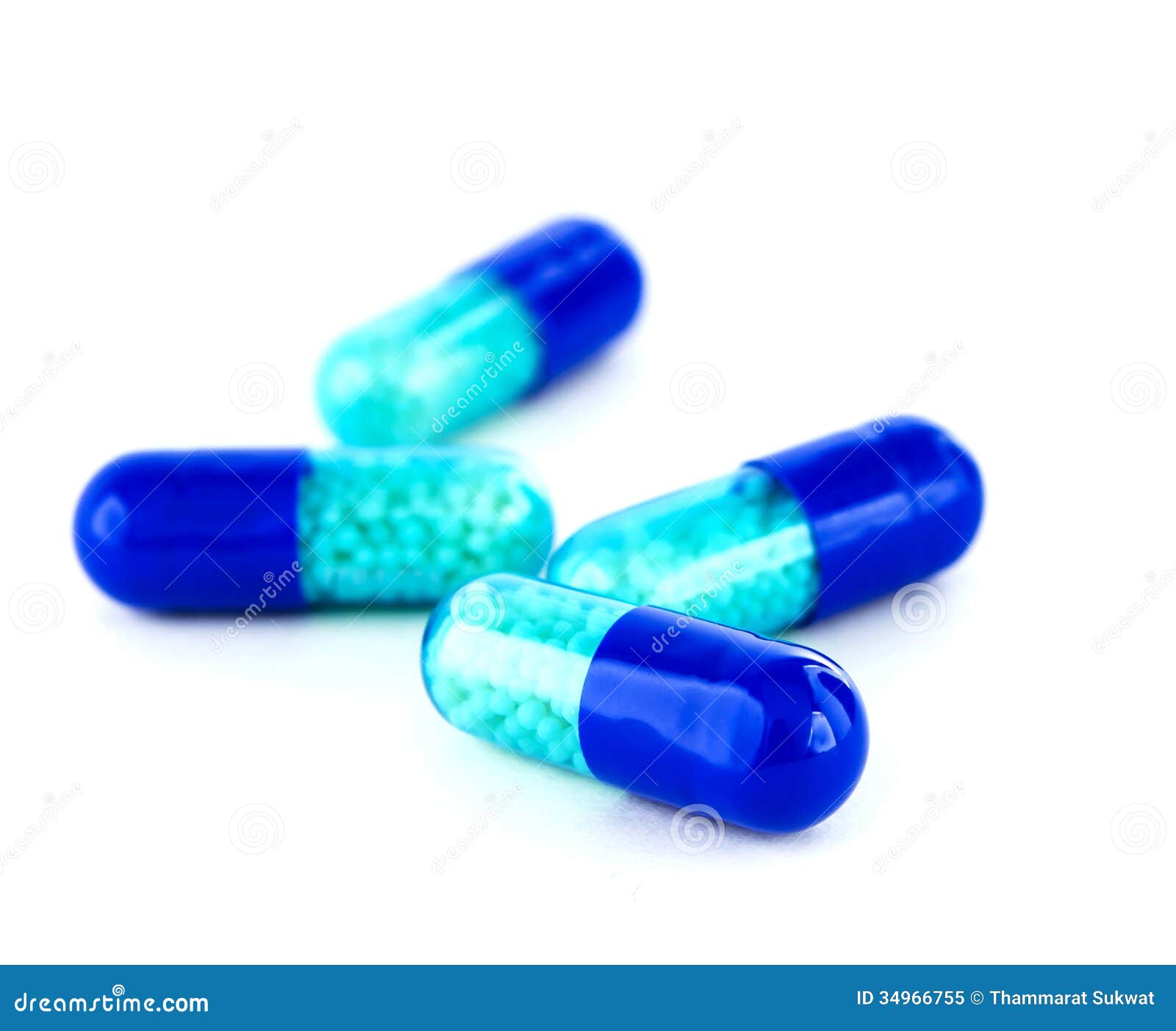 Close up of blue pill stock image. Image of painkiller - 34966755