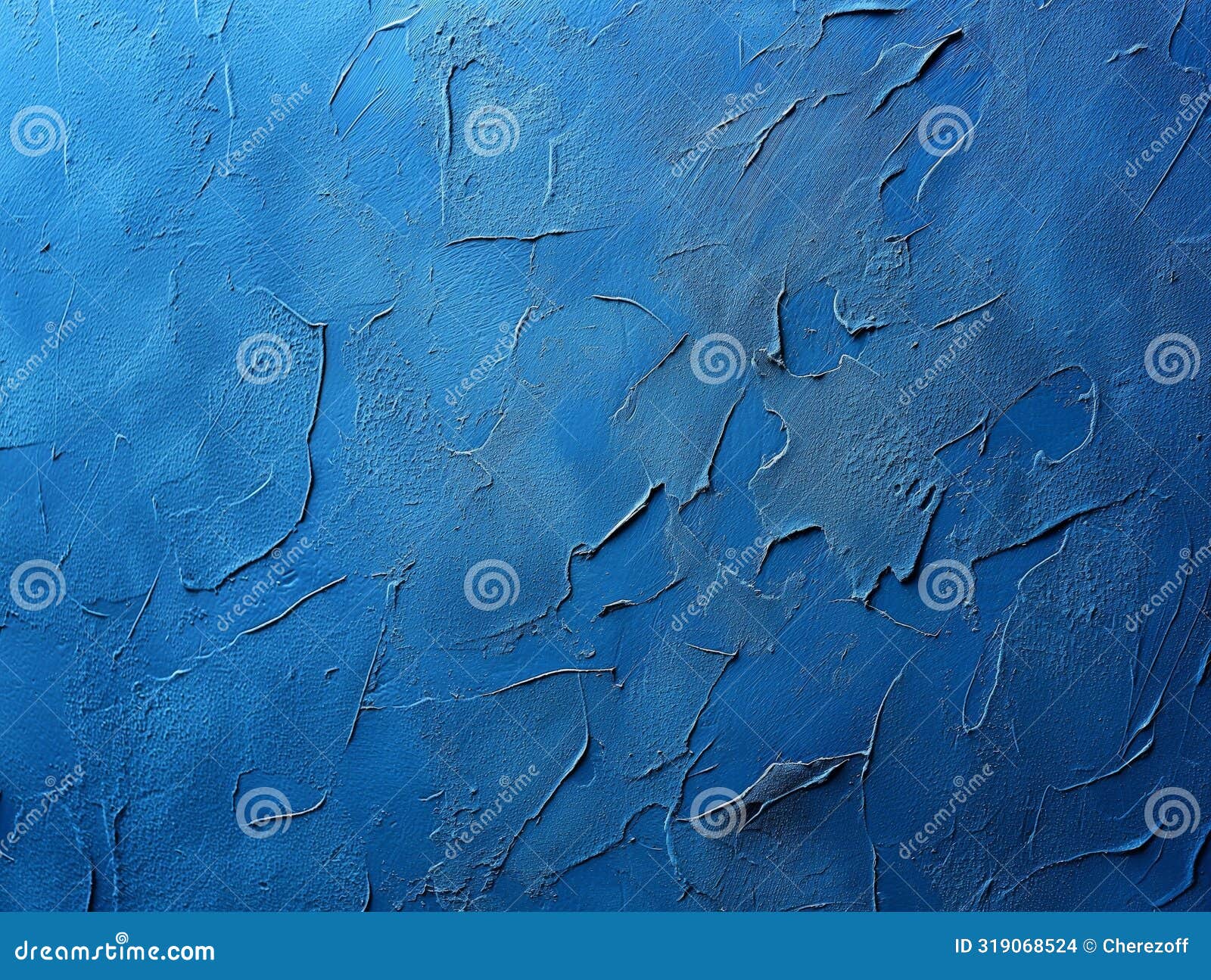 Textured Blue Plaster Wall Background Stock Photo - Image of abstract ...