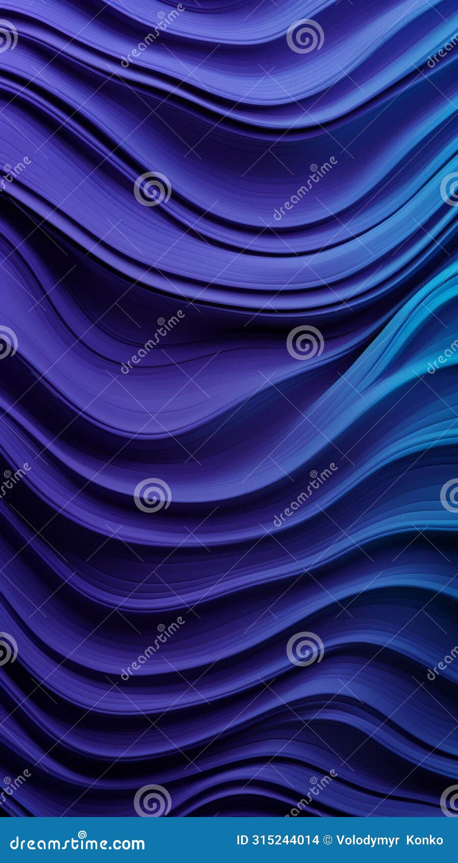 Close-Up of Blue and Purple Wave Pattern Stock Photo - Image of motion ...