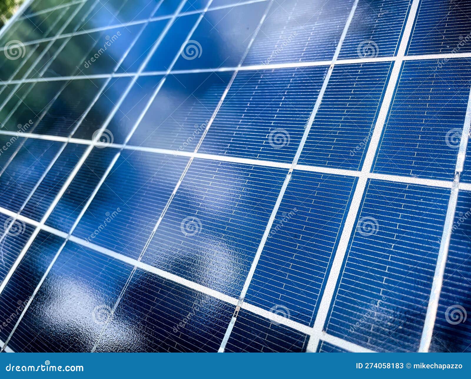 Close Up Blue Shiny Solar Panel Stock Image - Image of ecology ...