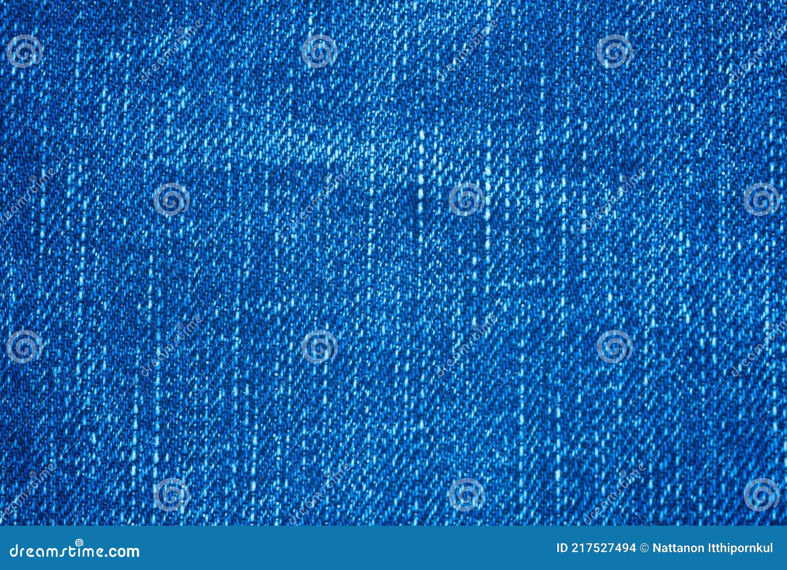 Close Up of Blue Slub Jean or Slub Denim Fabric Stock Photo - Image of ...