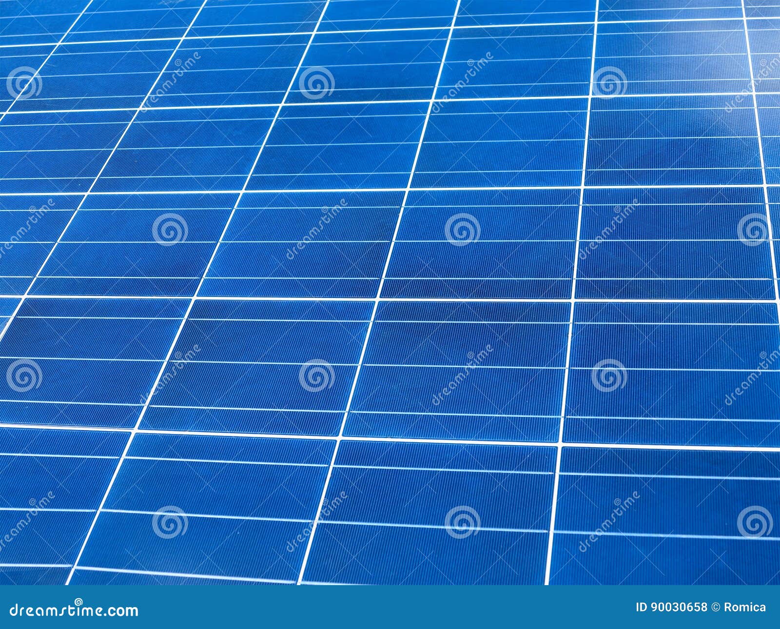 Close Up of Blue Solar Panel Square Texture Stock Photo - Image of ...