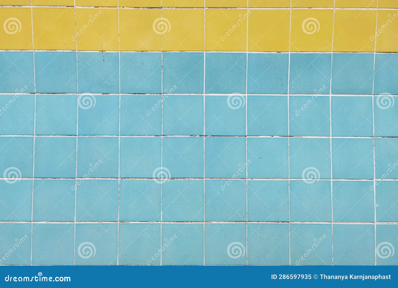 Close up of blue tile wall stock image. Image of decorative - 286597935