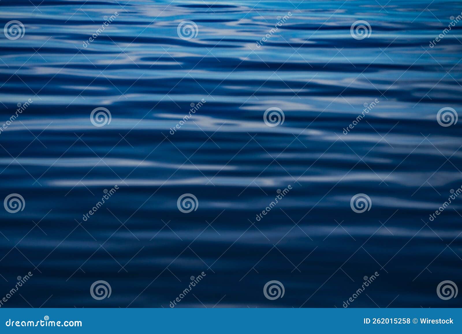 Close Up of the Blue Water Ripples Stock Photo - Image of clean, liquid ...