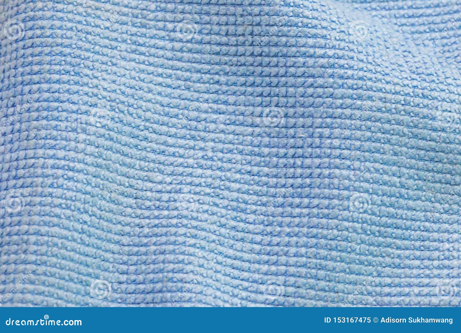 Close Up of Blue Wave Microfiber Fabric Texture with Copy-space Stock ...